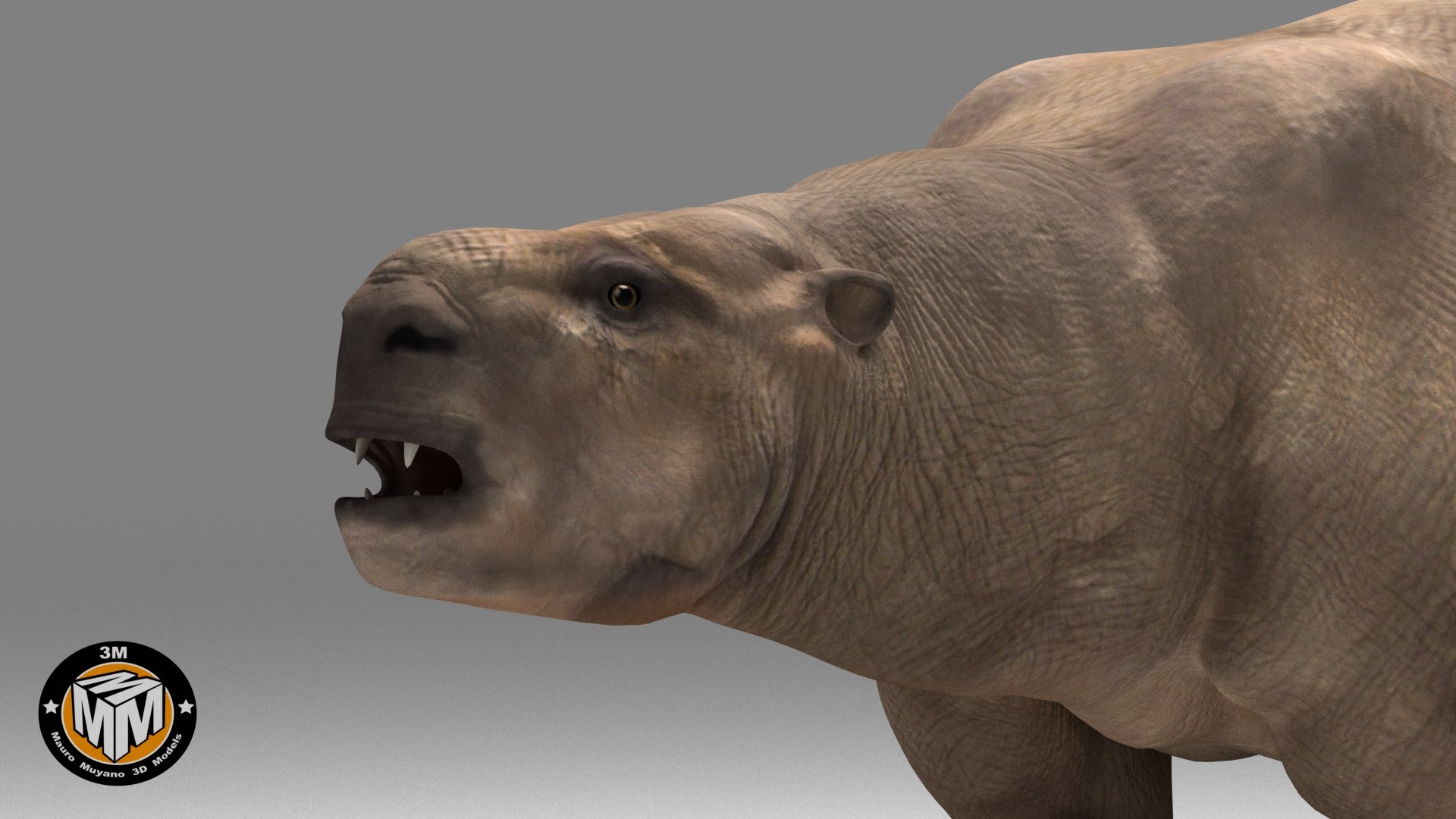 3D Lestodon Extinct Latin Model - TurboSquid 1278602