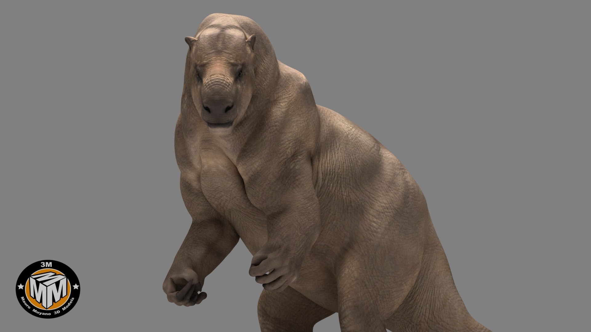 3D Lestodon Extinct Latin Model - TurboSquid 1278602