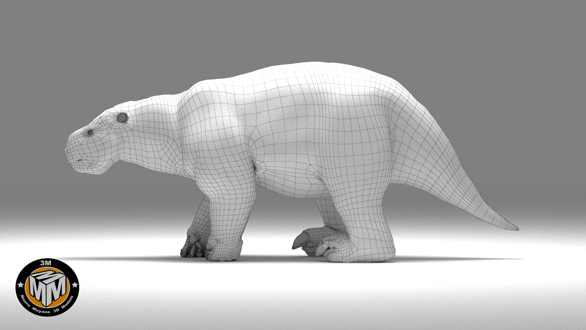 3D Lestodon Extinct Latin Model - TurboSquid 1278602