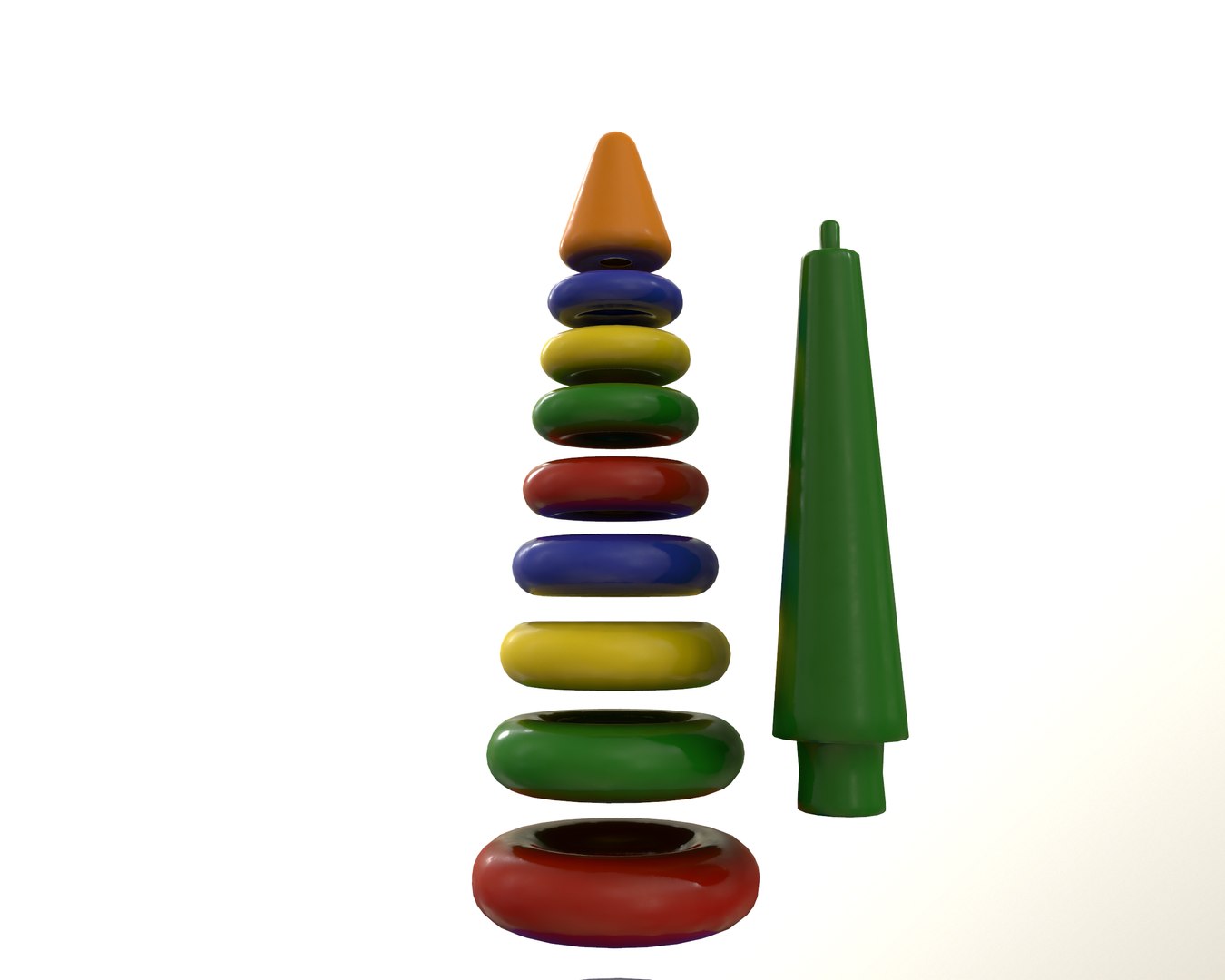 Pyramid Toy 3D Model - TurboSquid 1537379