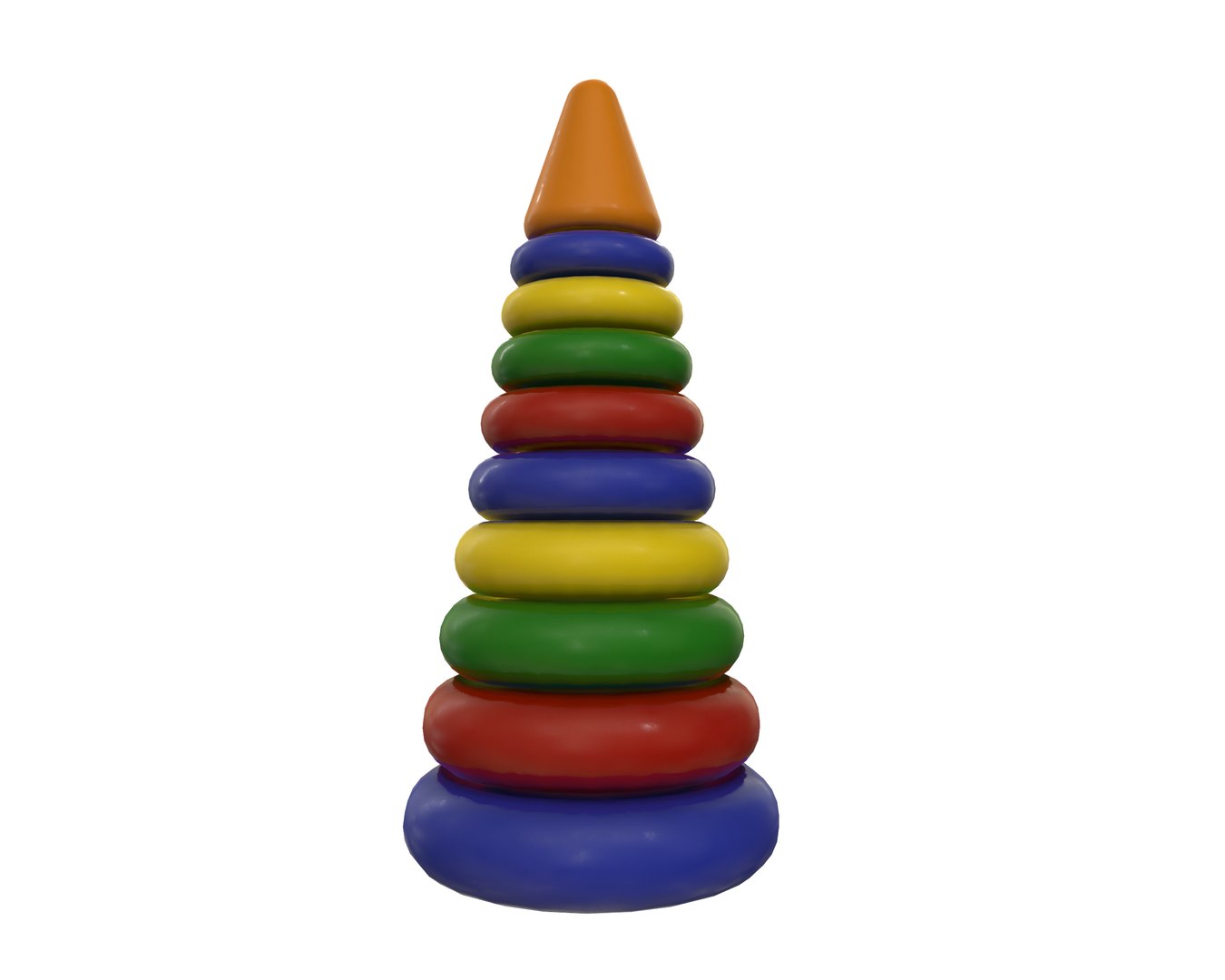 Pyramid Toy 3D Model - TurboSquid 1537379