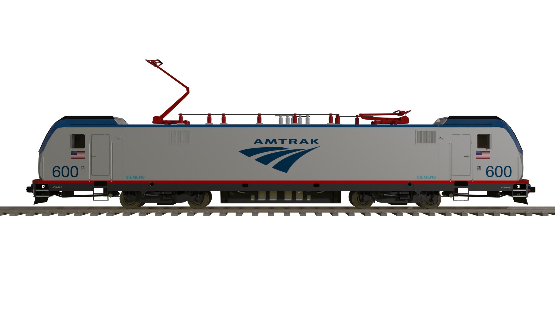 3D Amtrak Engine - TurboSquid 1638634