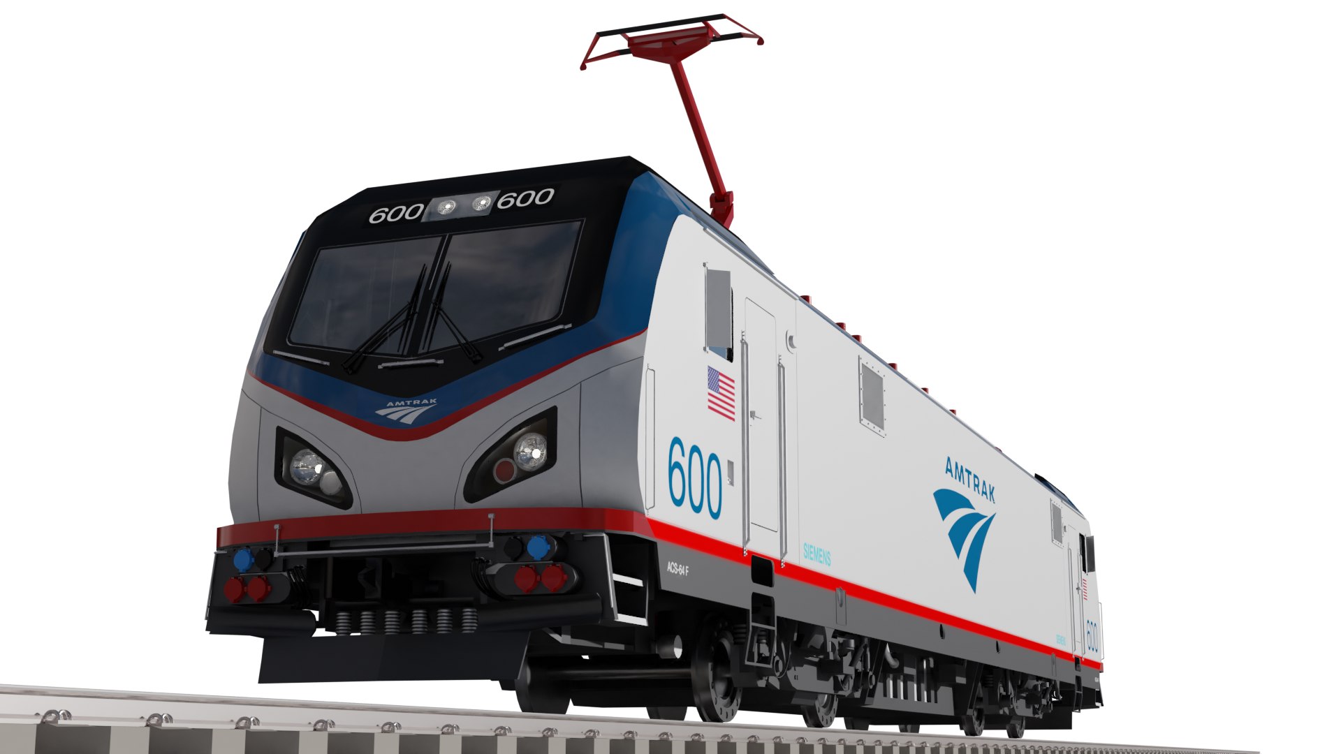 3D Amtrak Engine - TurboSquid 1638634