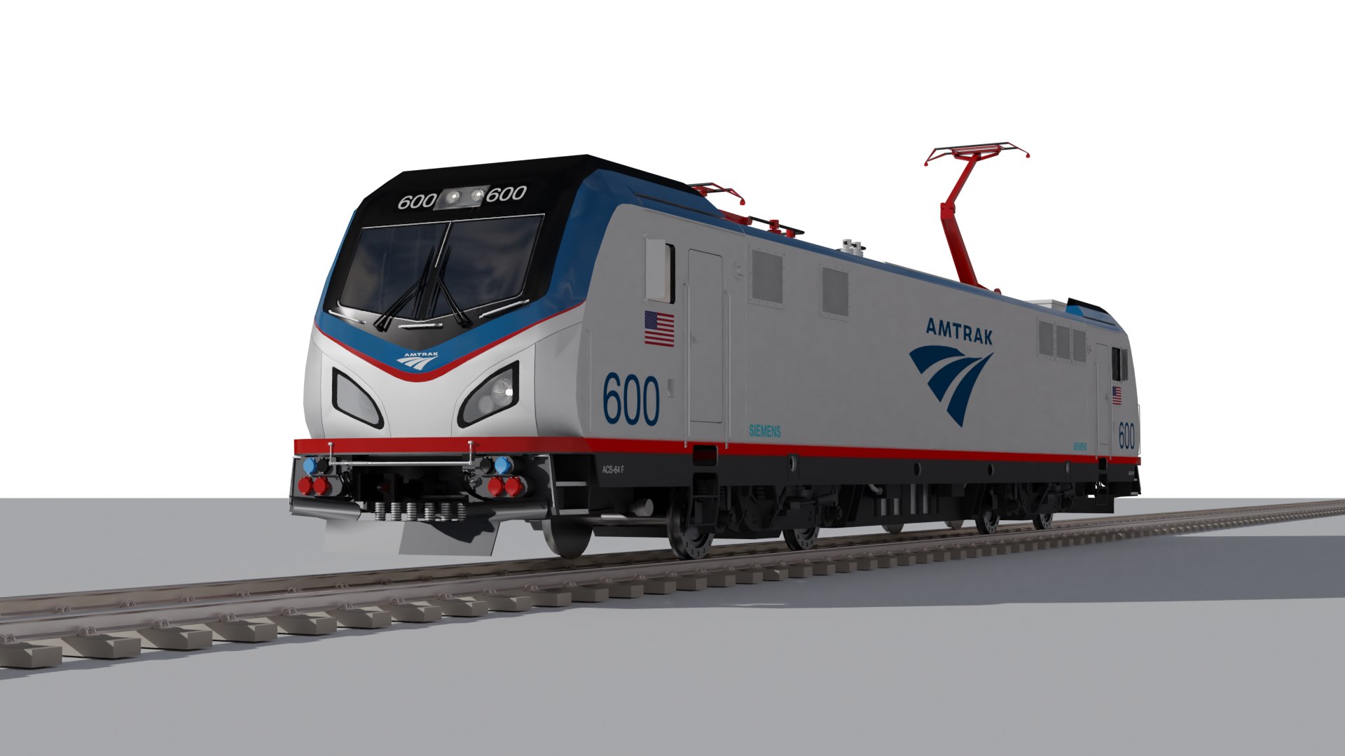 3D Amtrak Engine - TurboSquid 1638634