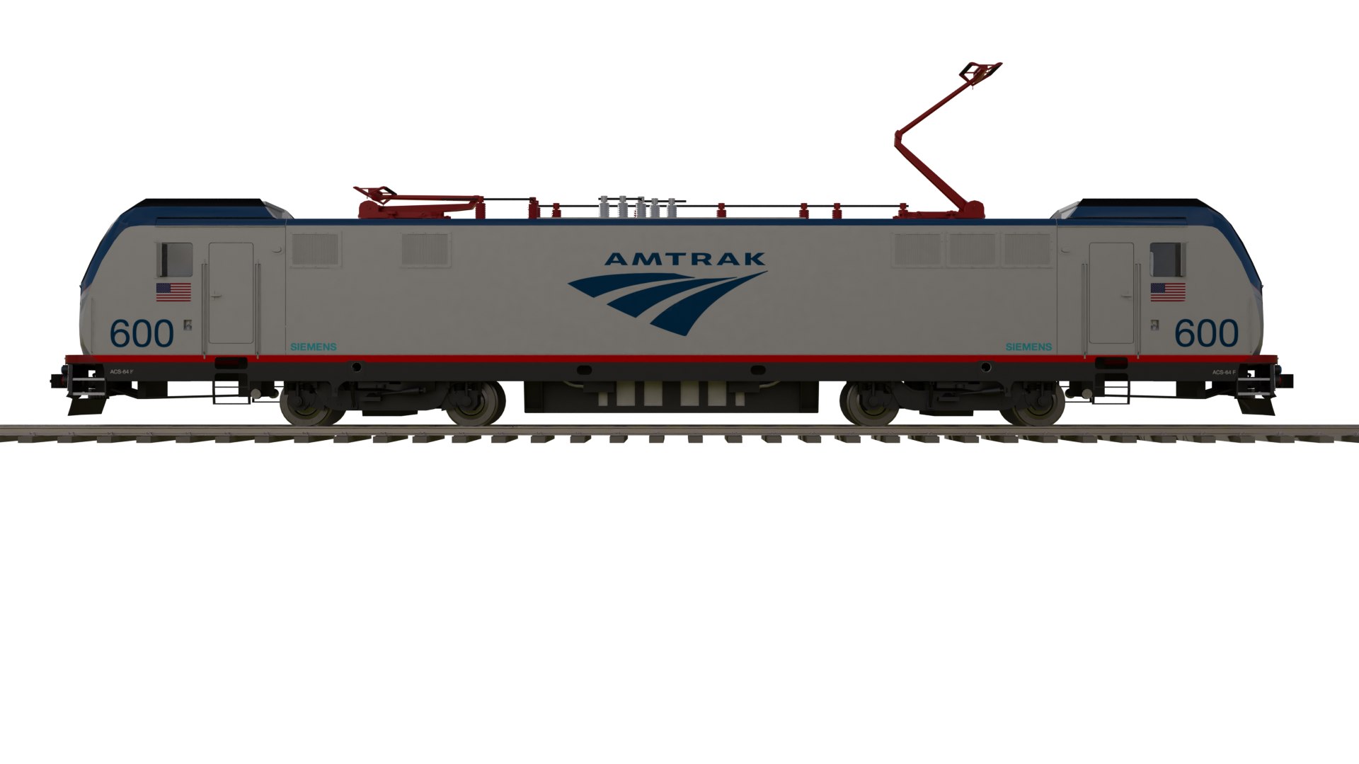 3D Amtrak Engine - TurboSquid 1638634