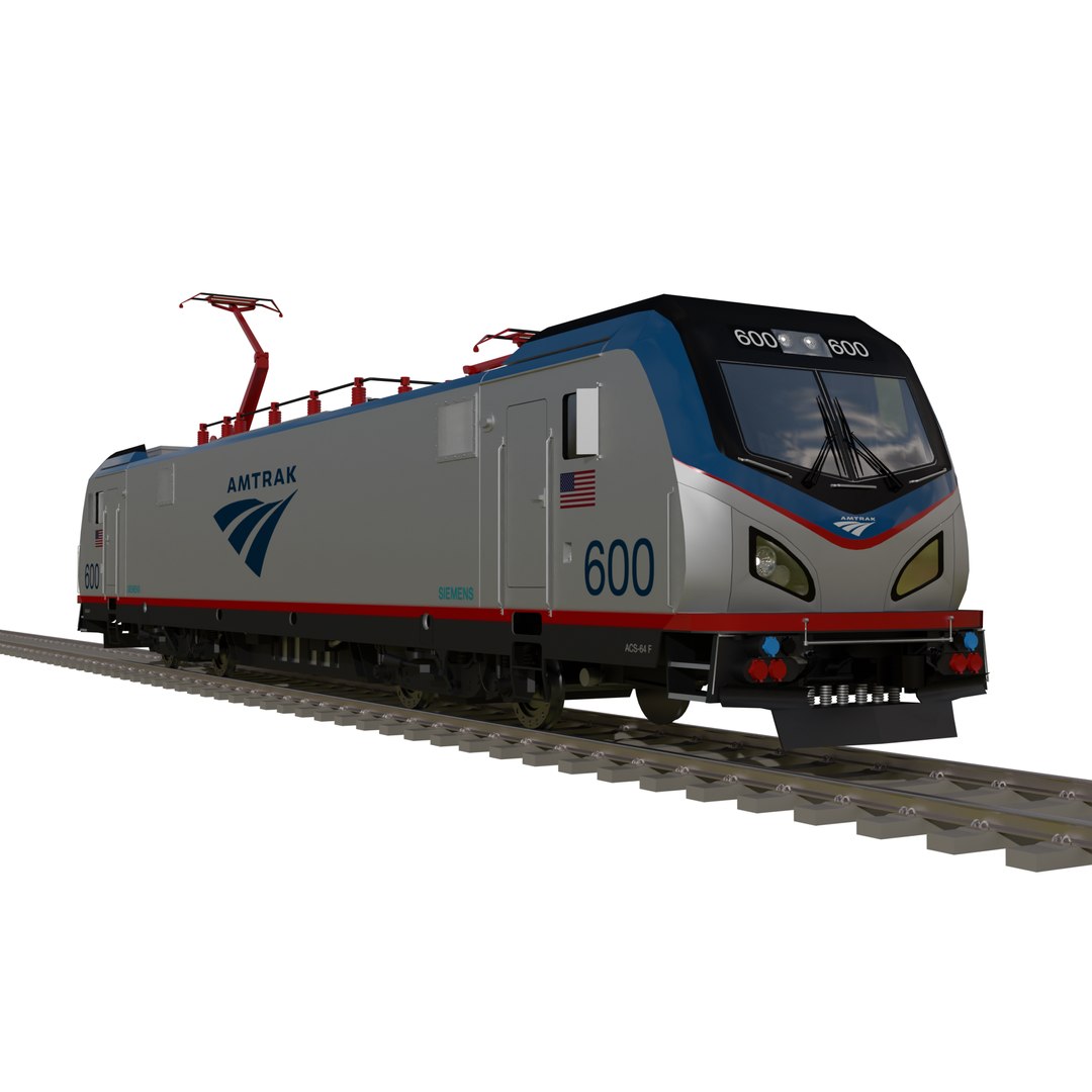 3D Amtrak Engine - TurboSquid 1638634