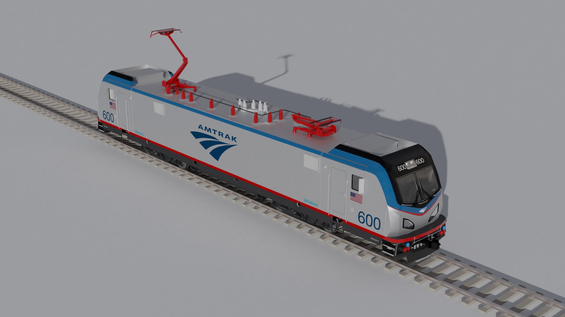 3D Amtrak Engine - TurboSquid 1638634