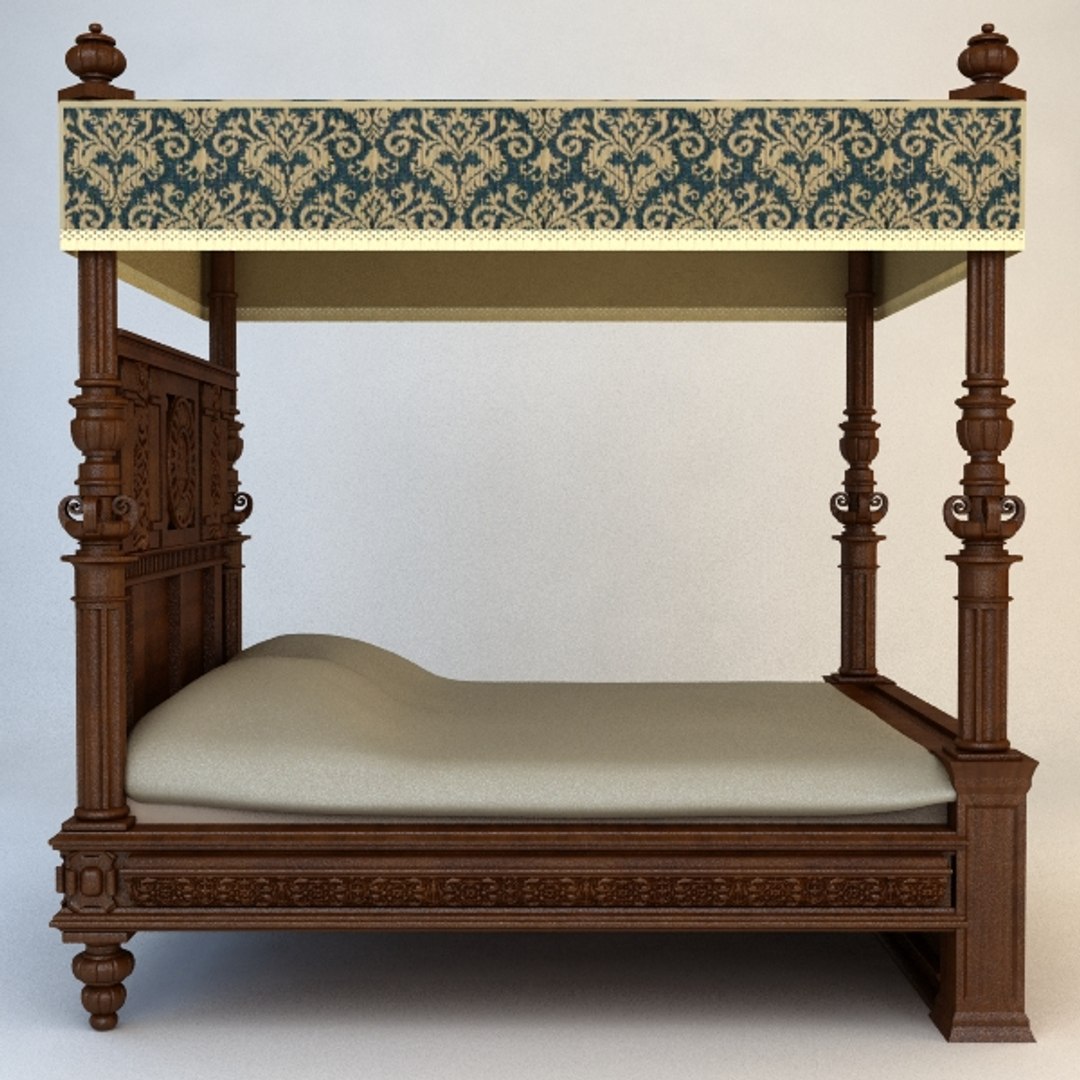 3d Traditional Bed