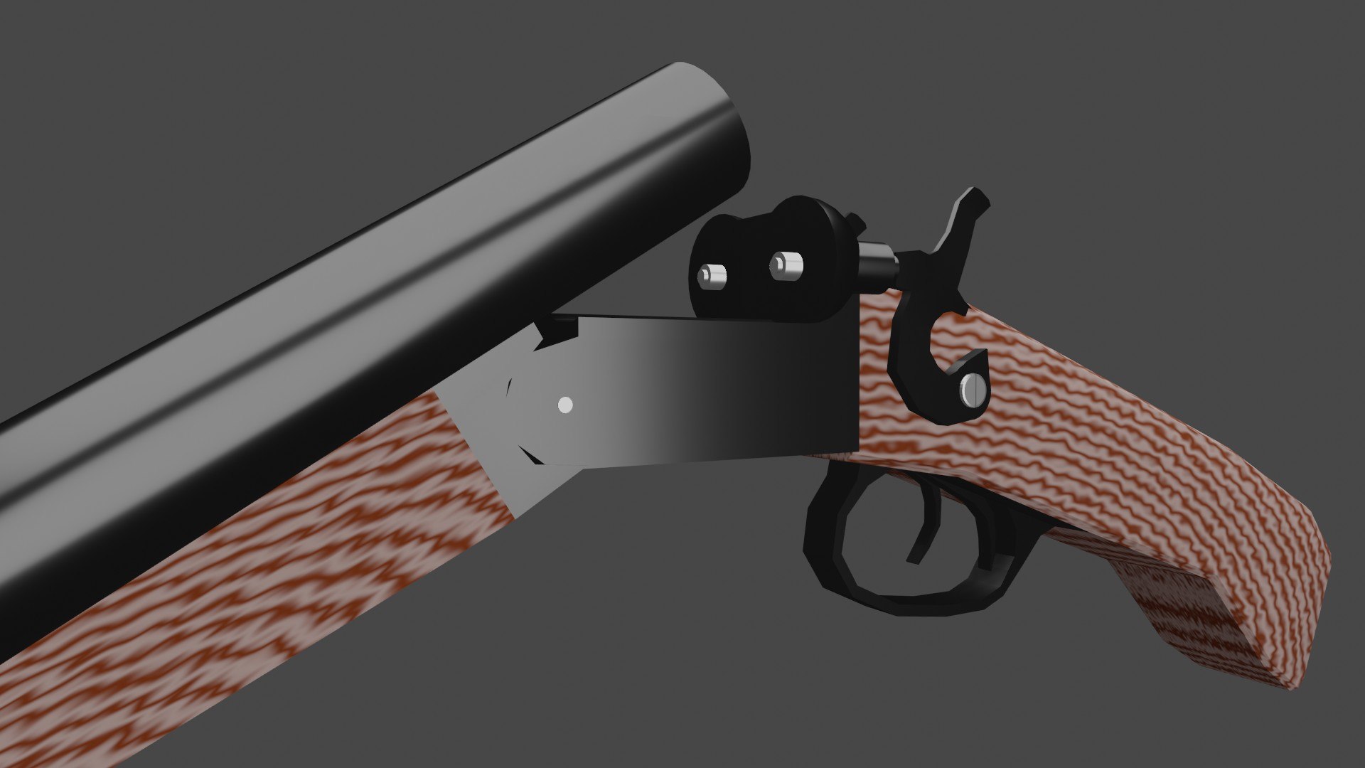Double Barrel Shotgun 3D - TurboSquid 2028796