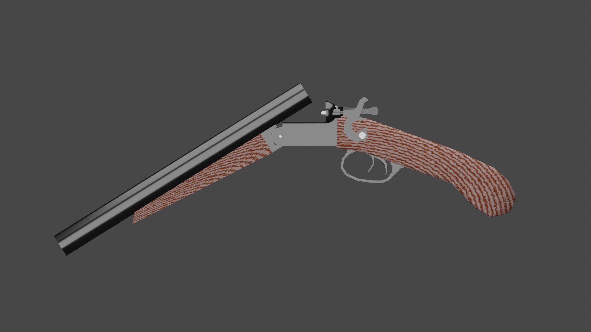 Double Barrel Shotgun 3D - TurboSquid 2028796
