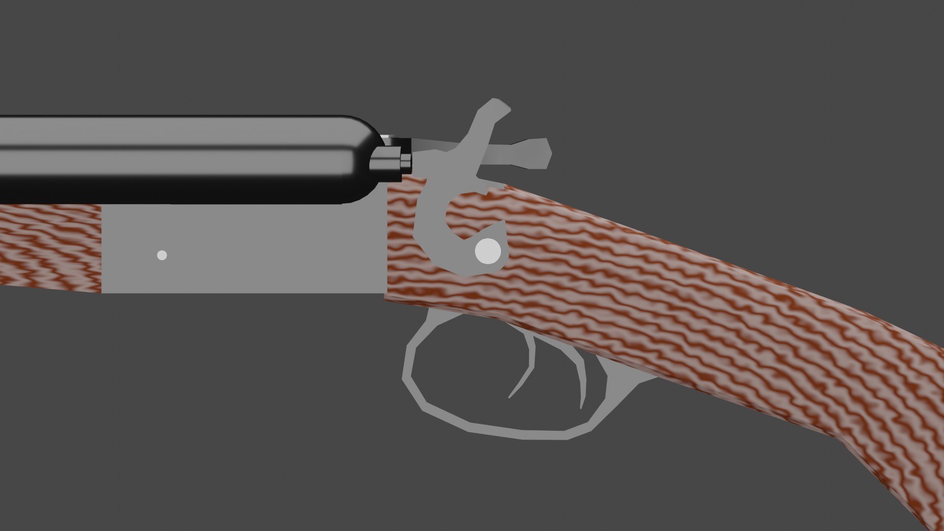 Double Barrel Shotgun 3D - TurboSquid 2028796