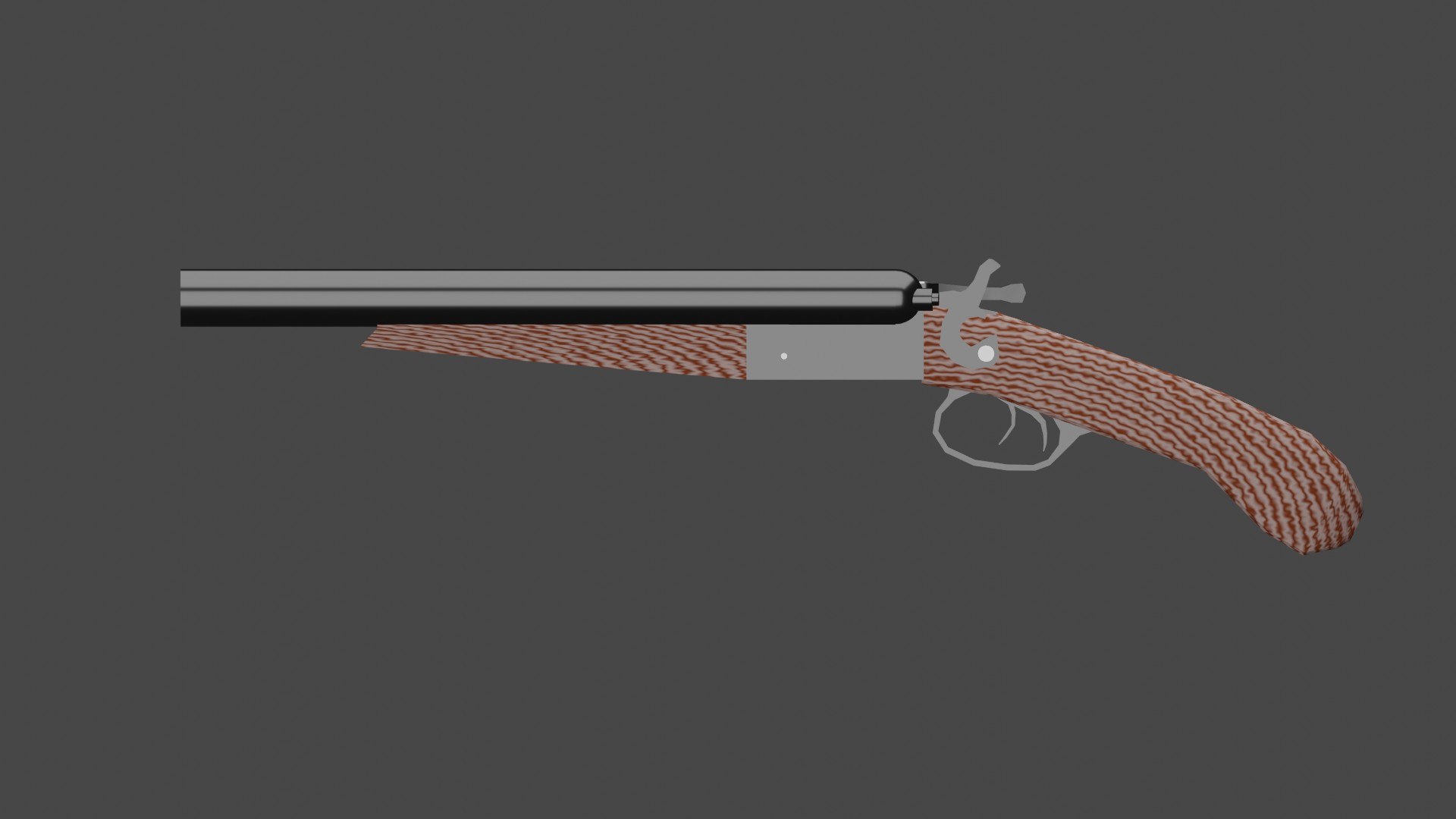 Double Barrel Shotgun 3D - TurboSquid 2028796