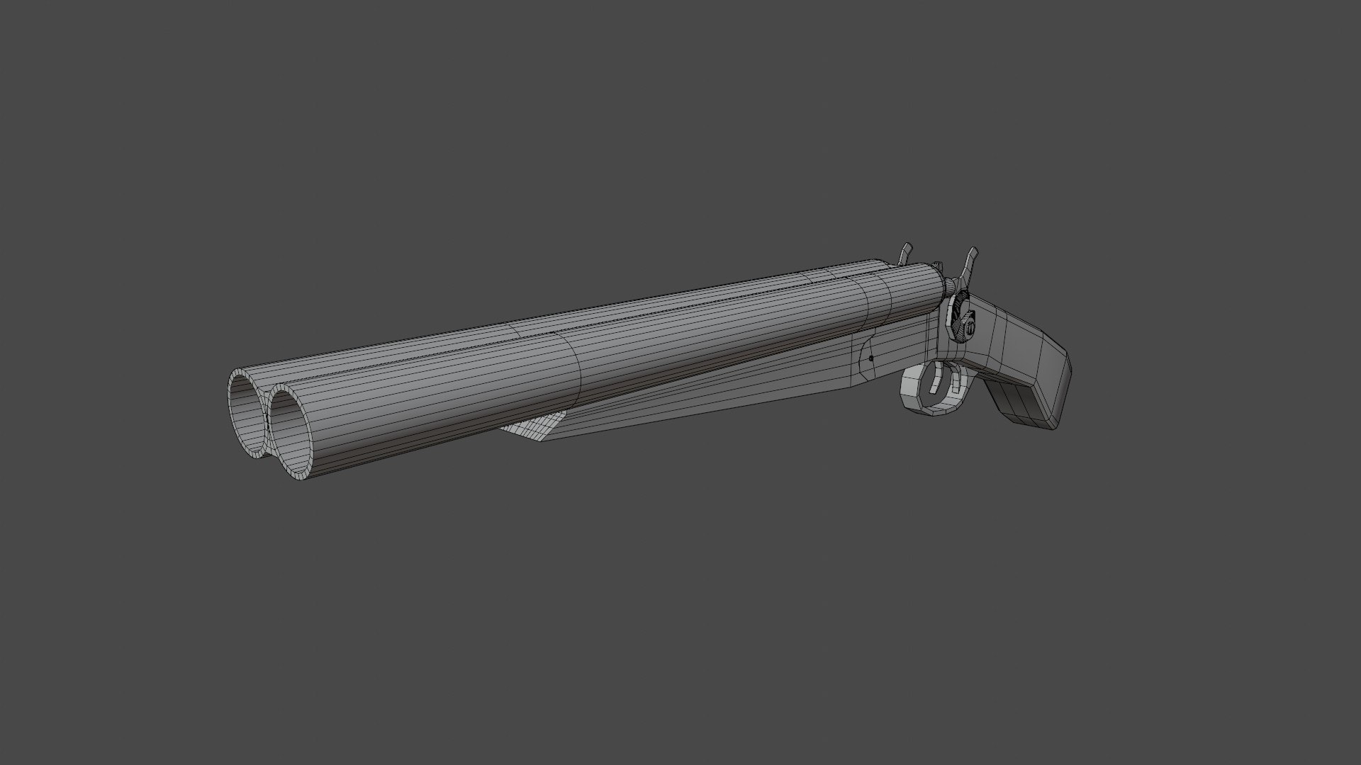 Double Barrel Shotgun 3D - TurboSquid 2028796