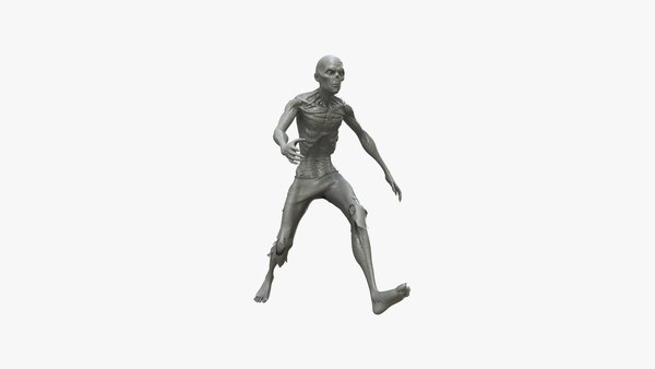 modelo 3d ZMB-004 Zombie Running Animation - TurboSquid 2100894