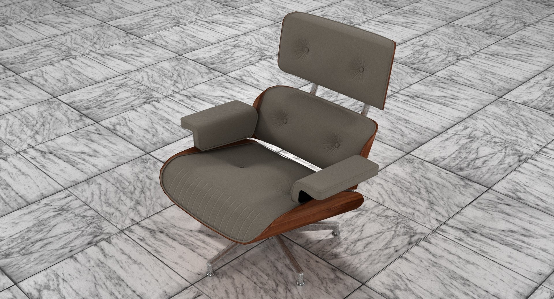 Eames Lounge Classic Chair 3D Model - TurboSquid 1694005