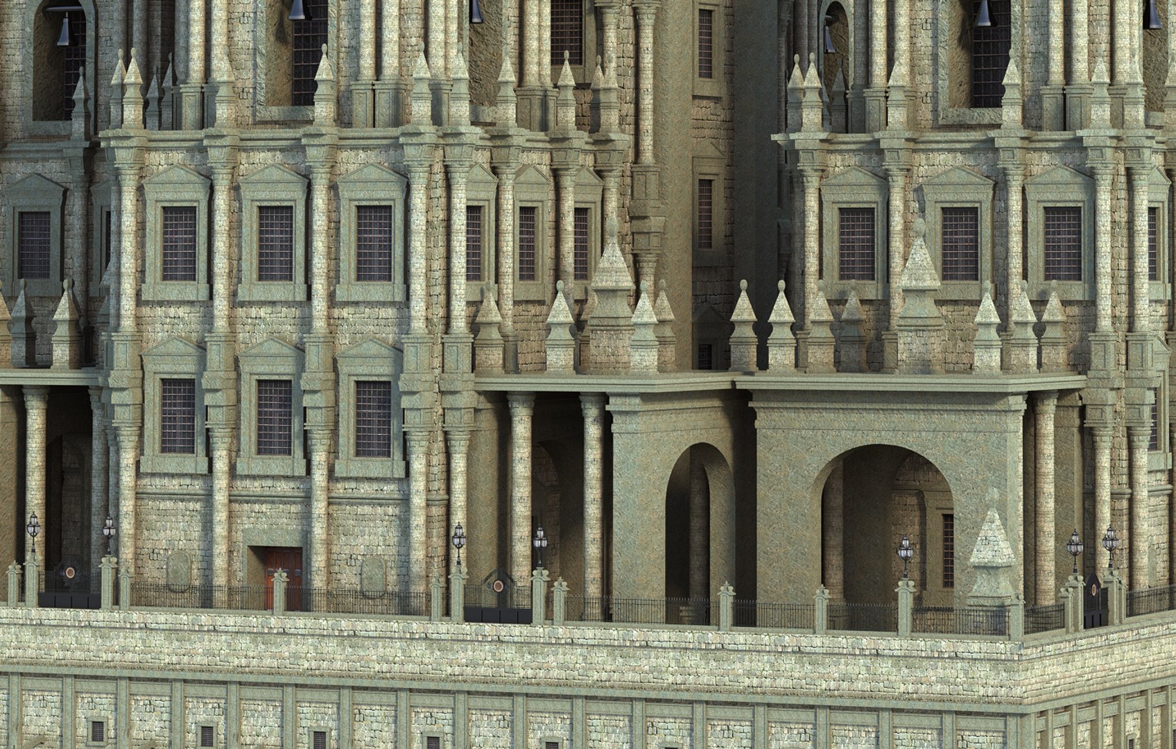 Castle Tower Model - TurboSquid 1410237