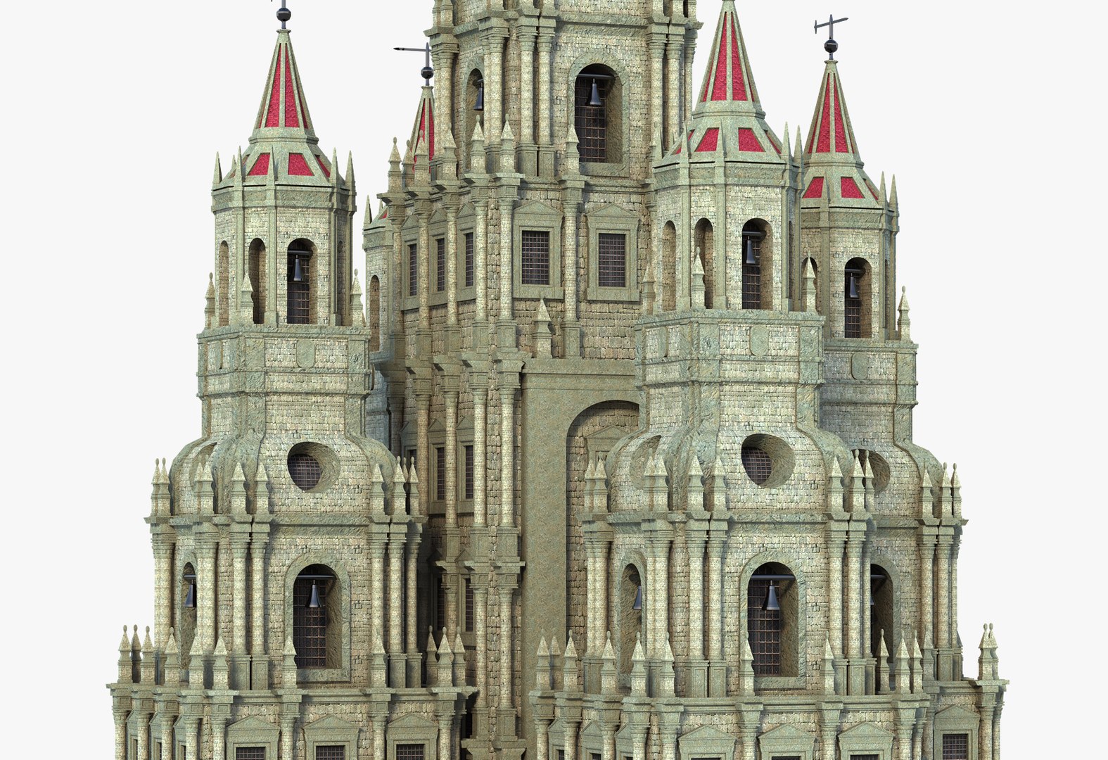 Castle Tower Model - TurboSquid 1410237
