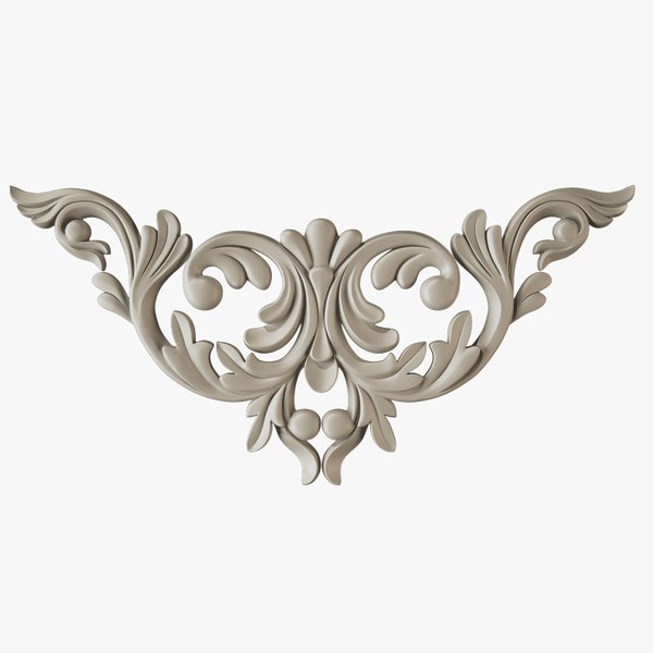 3d model decorate cornice ornament