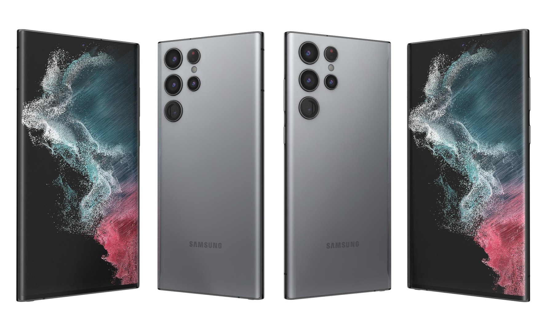 Samsung Galaxy S22 Ultra Graphite 3D - TurboSquid 1880317