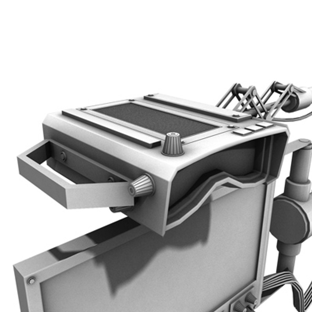 3d Capsule Sci-fi Model