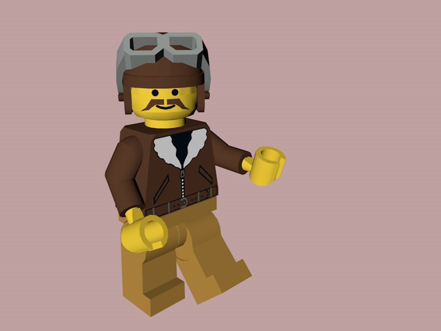 3D Lego Aviator - TurboSquid 1195900