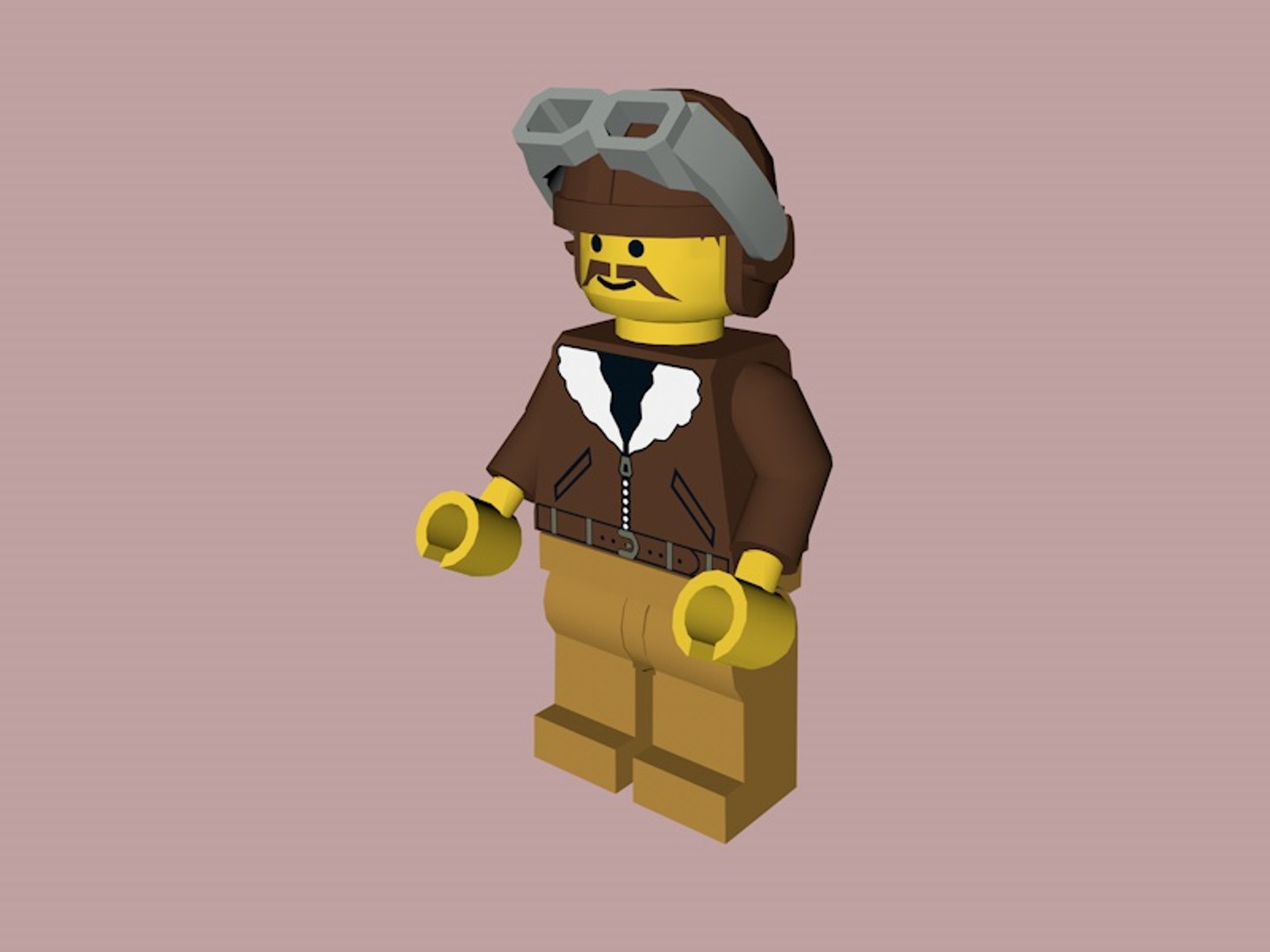 3D Lego Aviator - TurboSquid 1195900