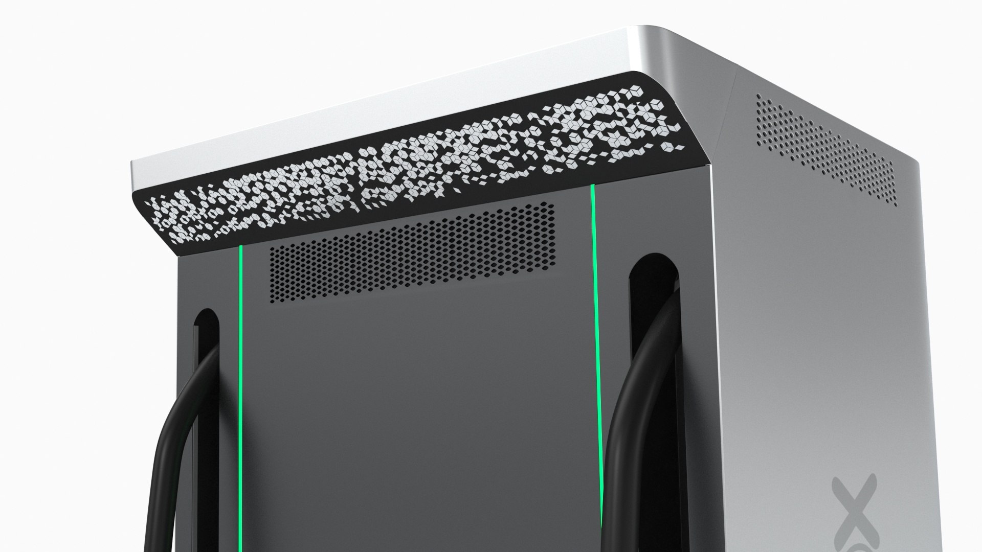 3D EVBox Troniq 100 High Speed Electric Car Charging Station ...