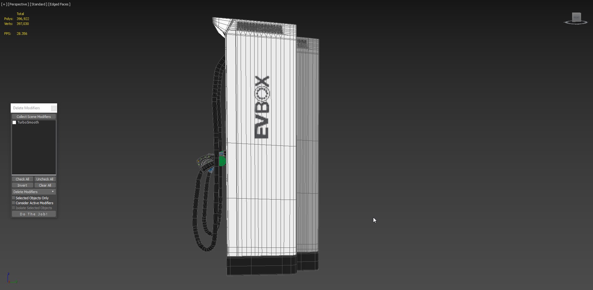 3D EVBox Troniq 100 High Speed Electric Car Charging Station - TurboSquid 1964266