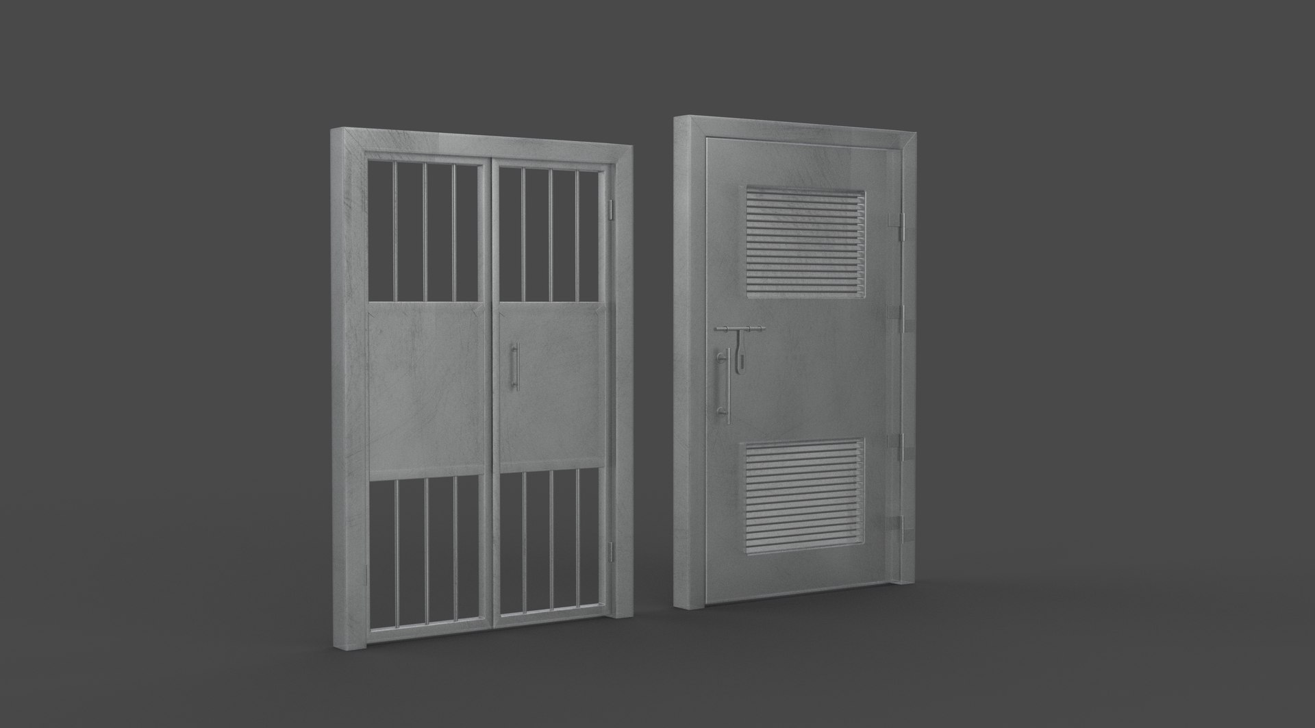 Jail Prison Door 3D Model 3D - TurboSquid 2365859