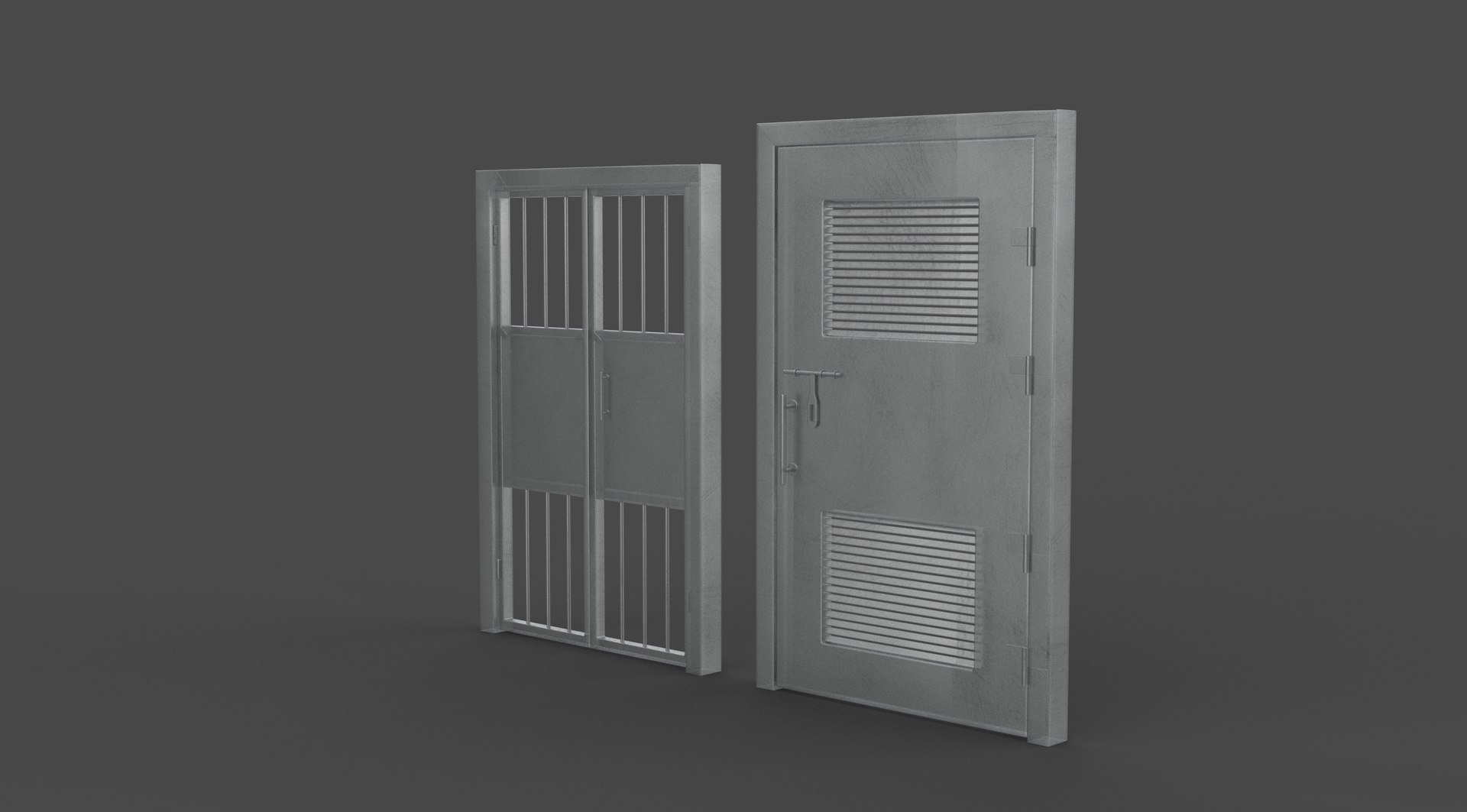 Jail Prison Door 3D Model 3D - TurboSquid 2365859