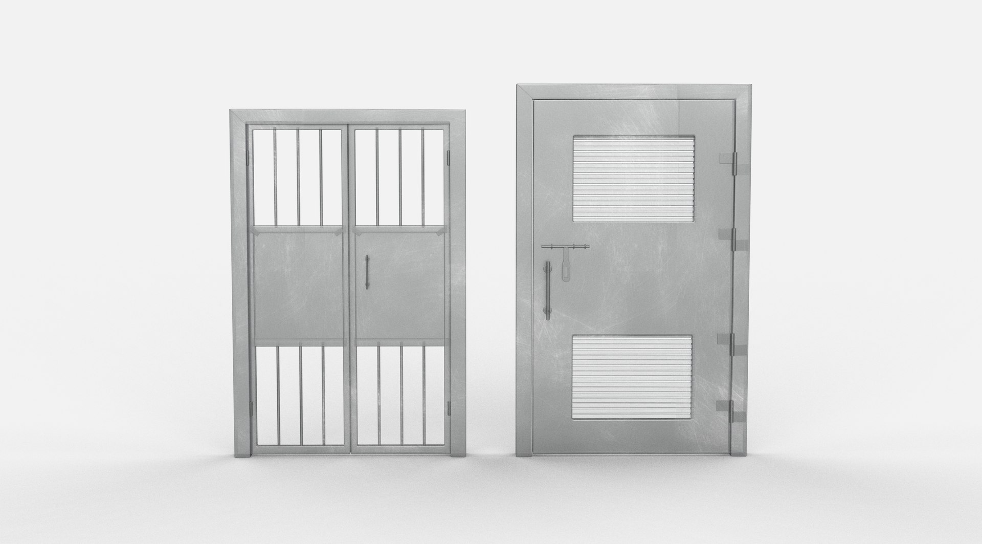 Jail Prison Door 3D Model 3D - TurboSquid 2365859