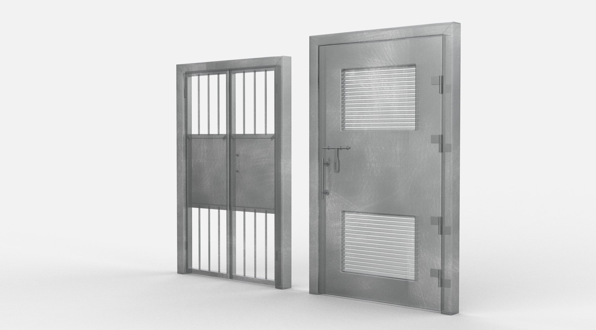 Jail Prison Door 3D Model 3D - TurboSquid 2365859