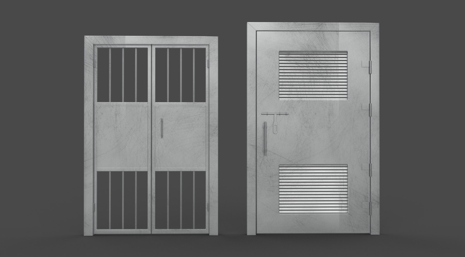 Jail Prison Door 3D Model 3D - TurboSquid 2365859