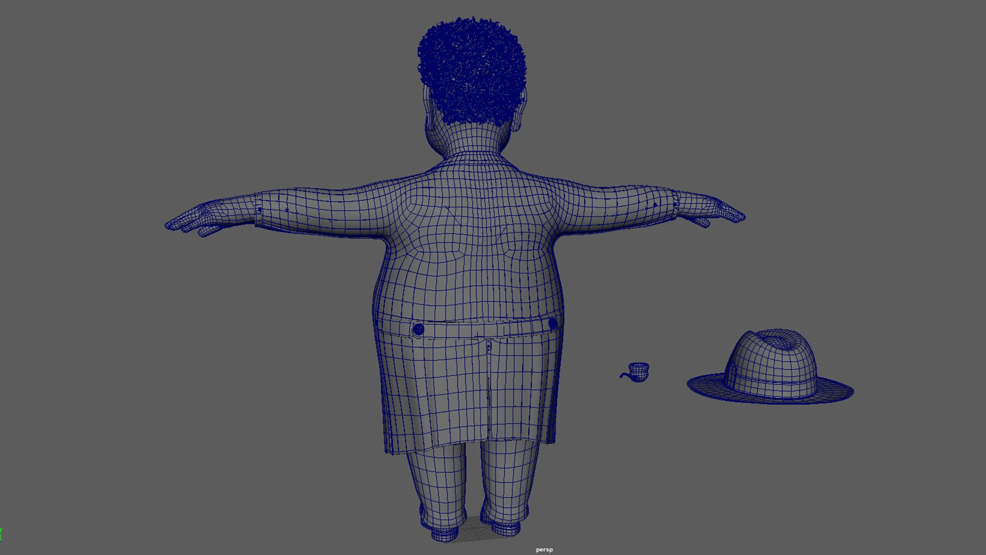 Cartoon Character DETECTIVE With Rig Model - TurboSquid 2274523