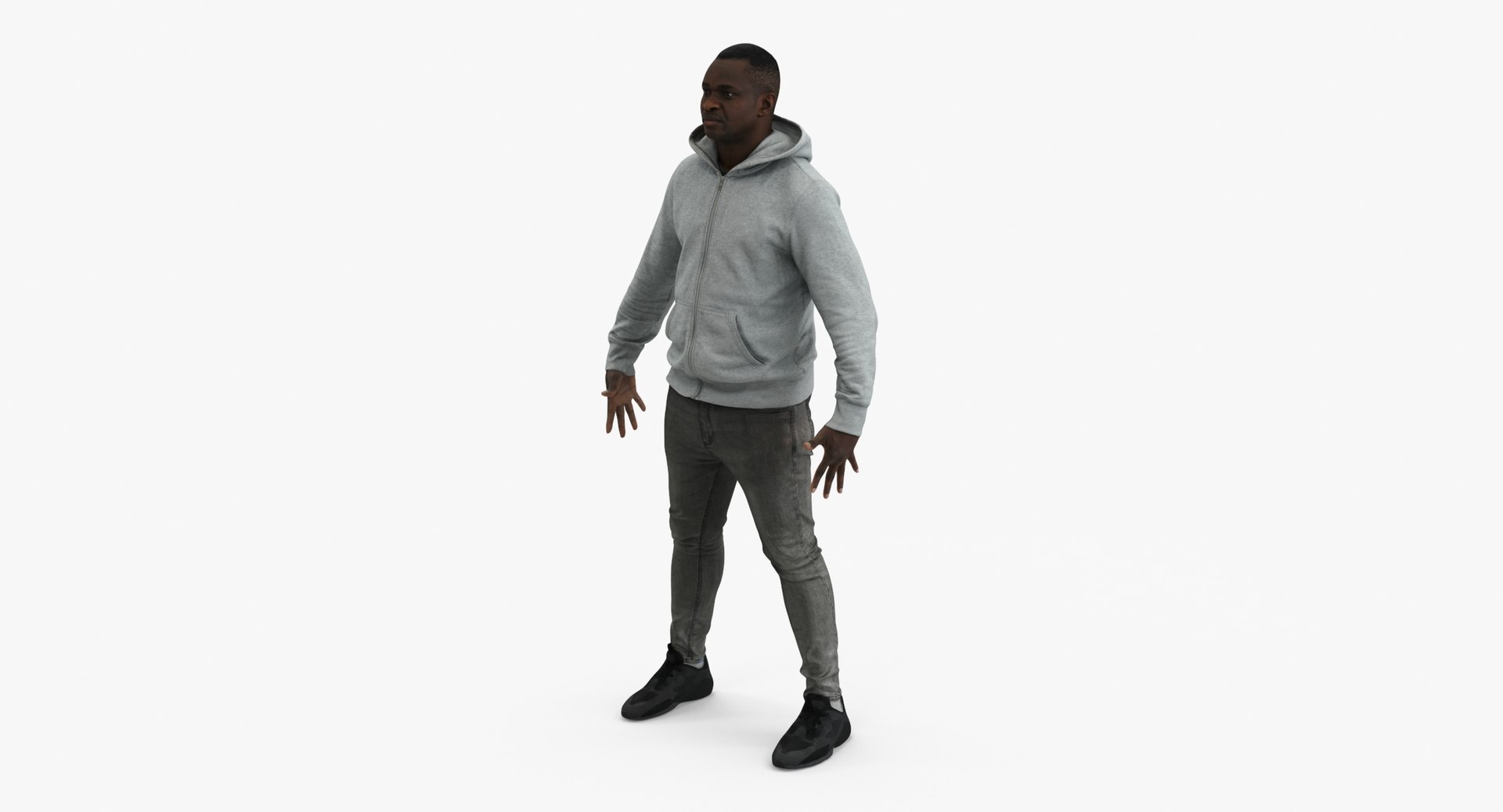 3D Drake Casual Autumn A Pose - TurboSquid 2031598