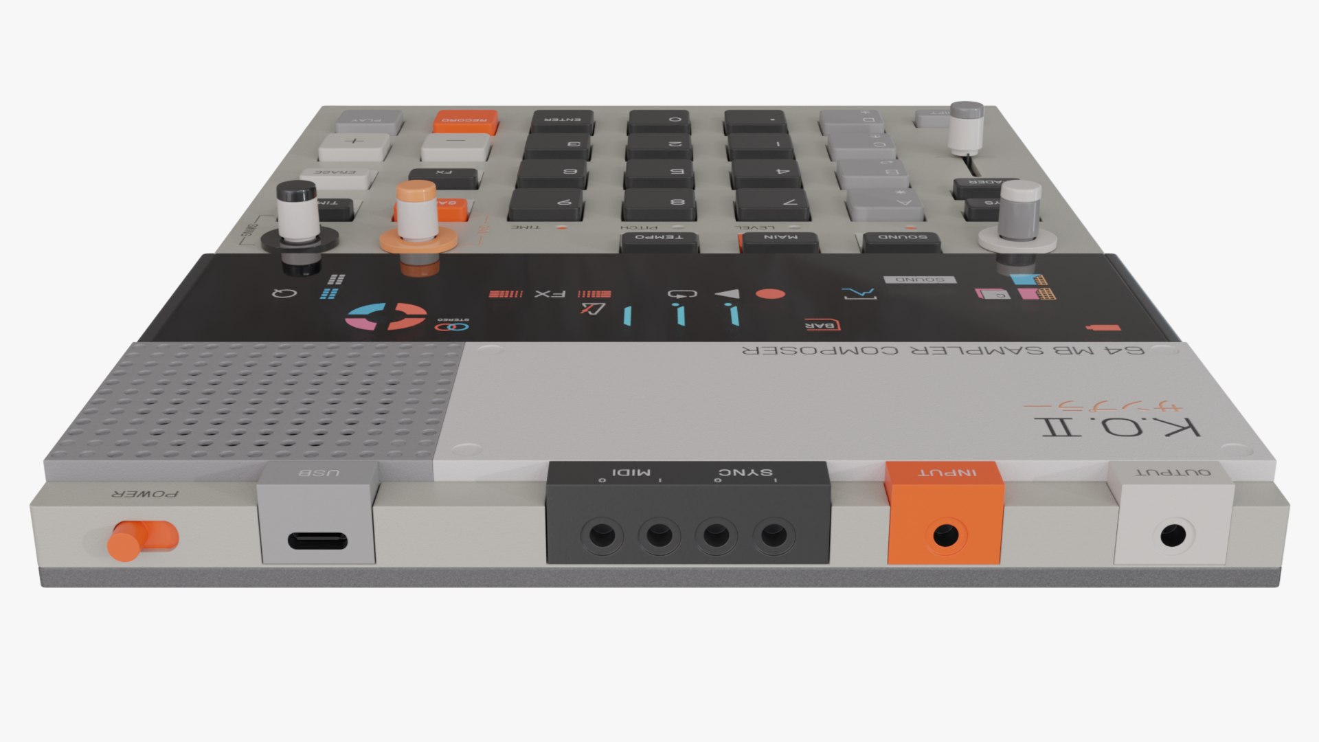 3D Teenage Engineering EP133 KO II Model - TurboSquid 2245756
