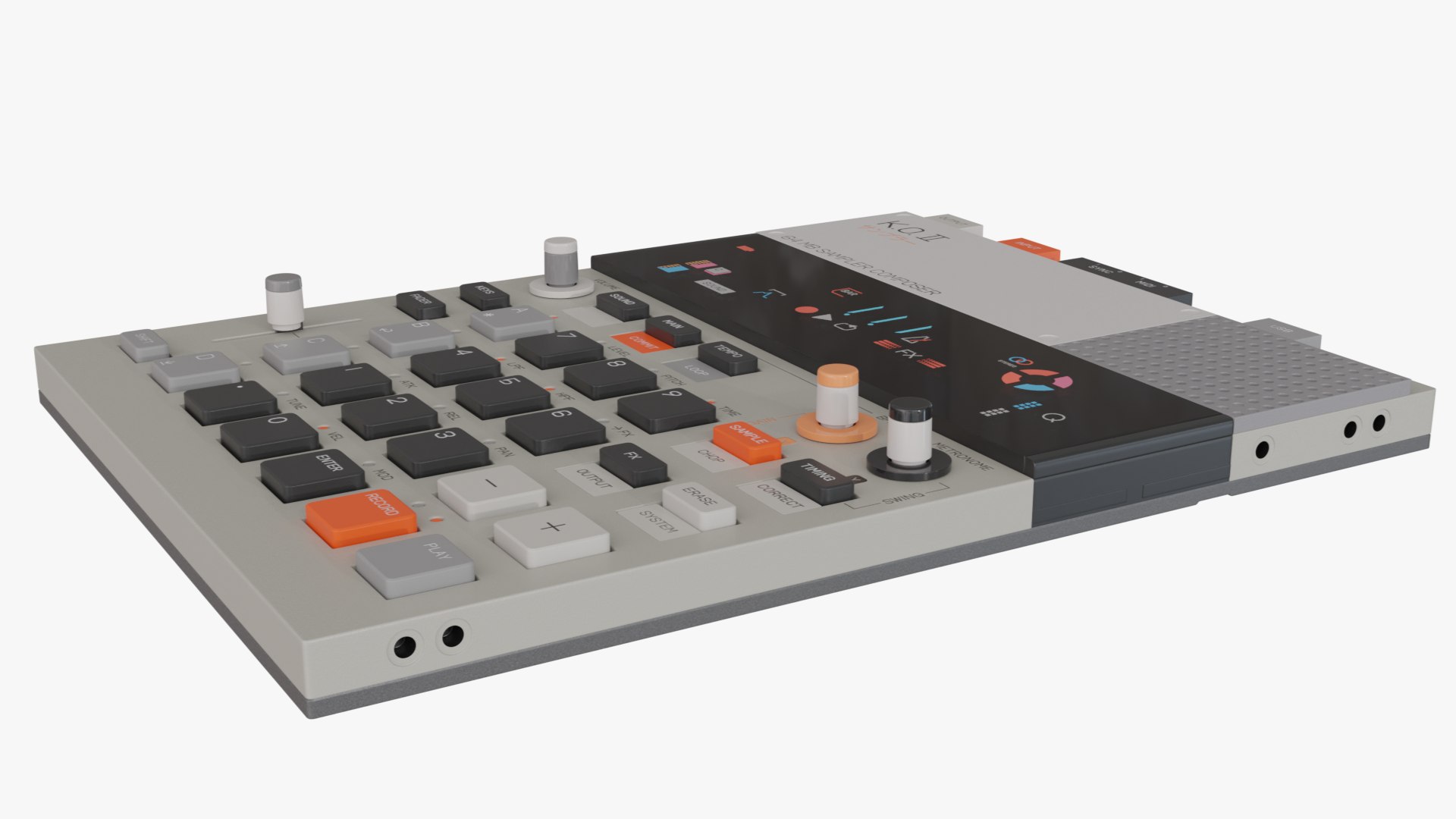 3D Teenage Engineering EP133 KO II Model - TurboSquid 2245756