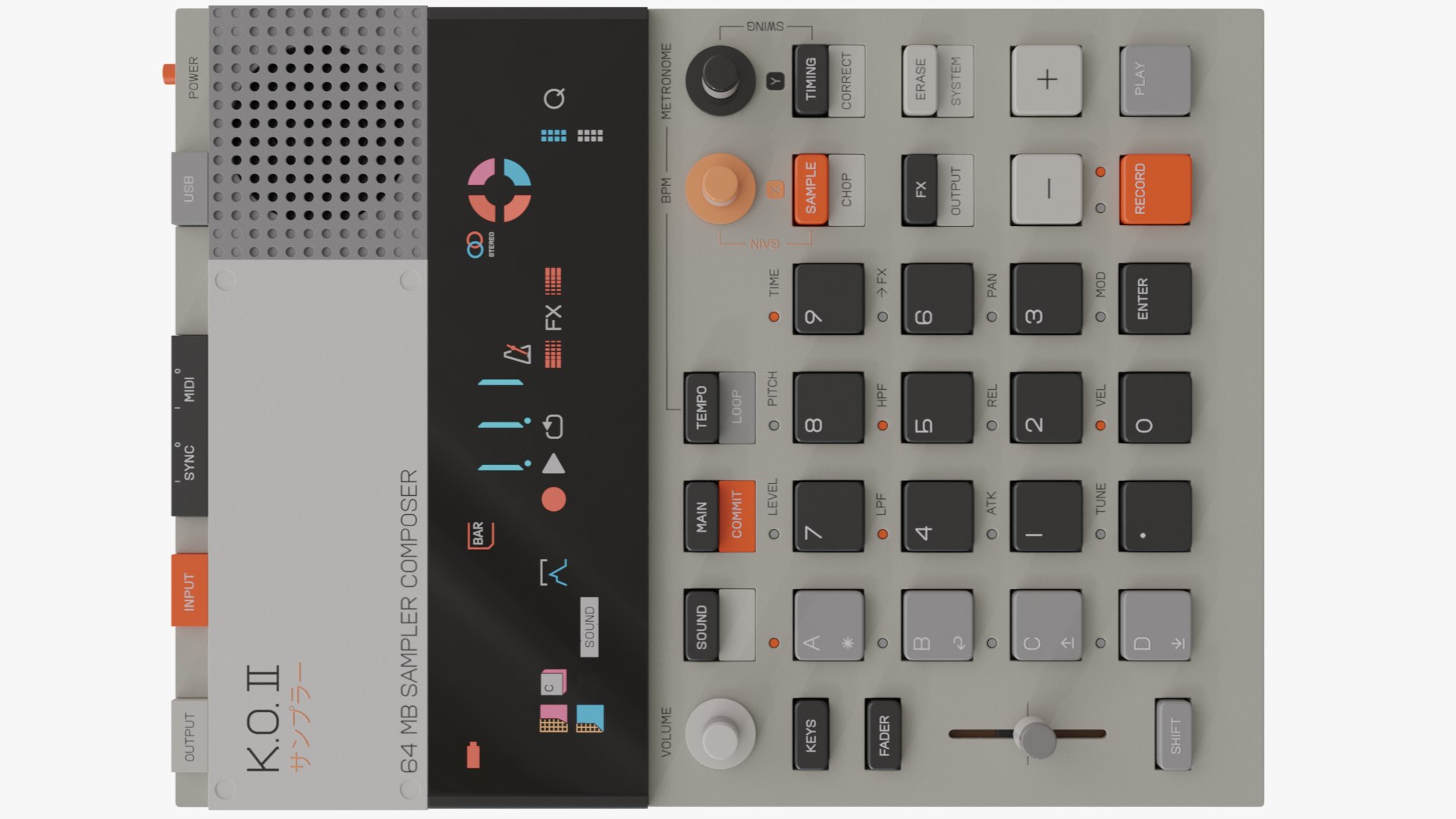 3D Teenage Engineering EP133 KO II Model - TurboSquid 2245756