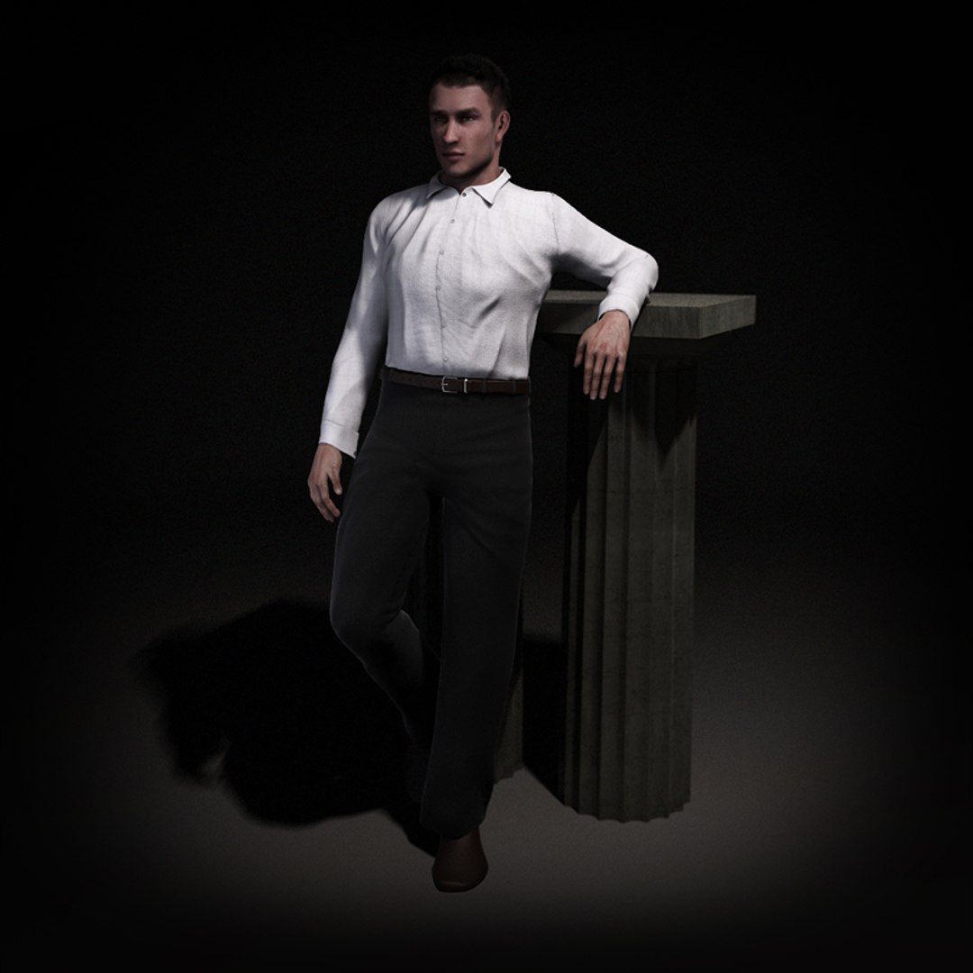 Max Human Rigged Character