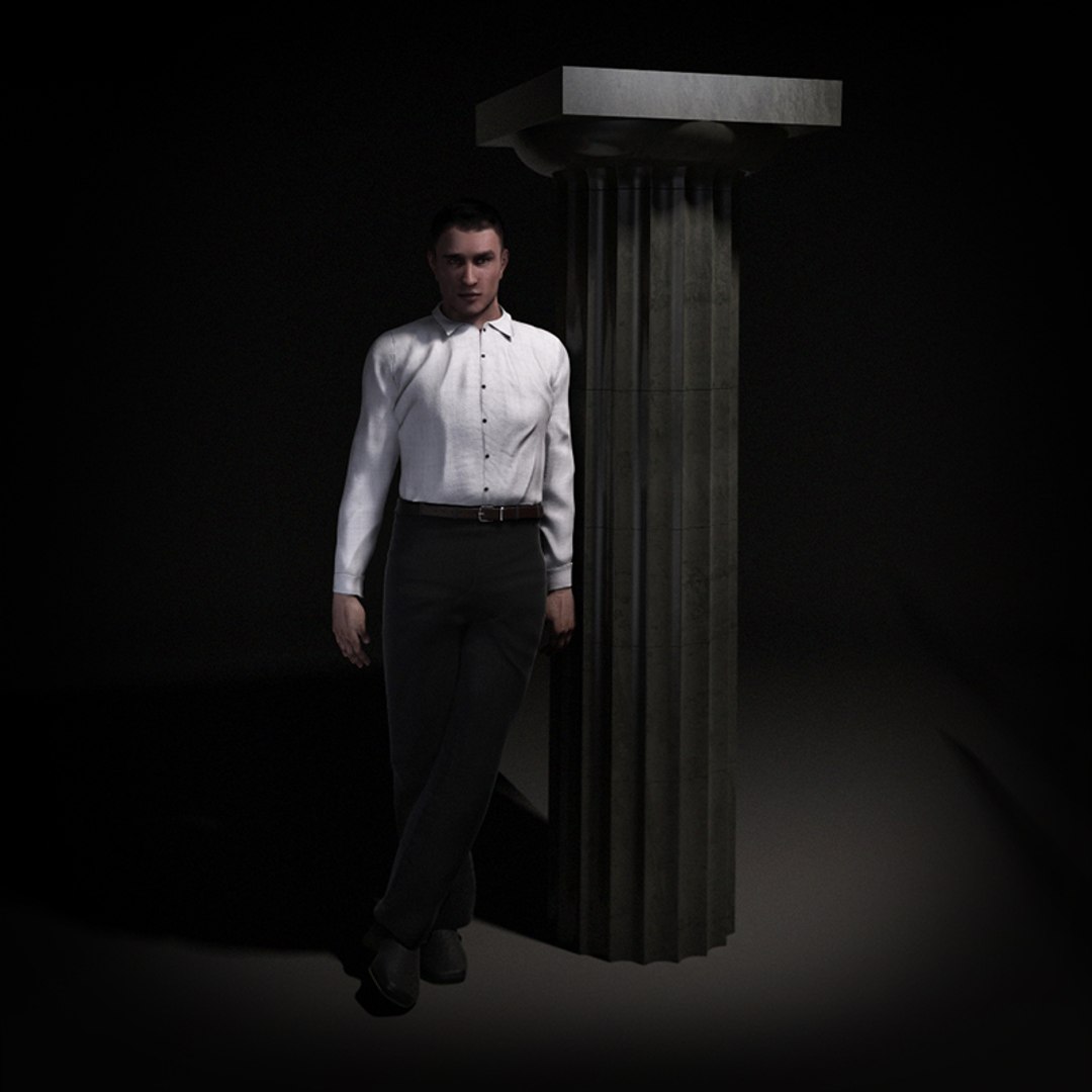 Max Human Rigged Character