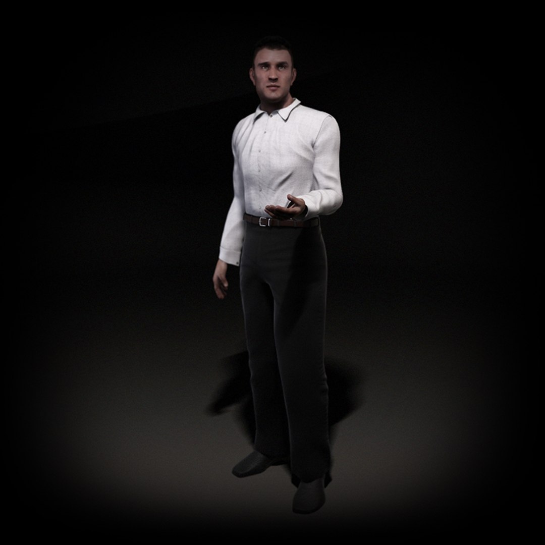 Max Human Rigged Character