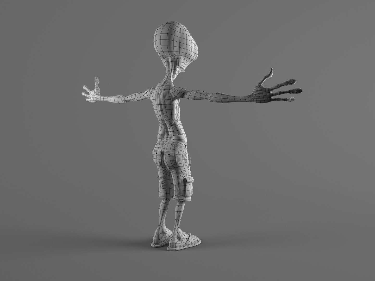 3D Alien Character Paul Model - TurboSquid 1423405
