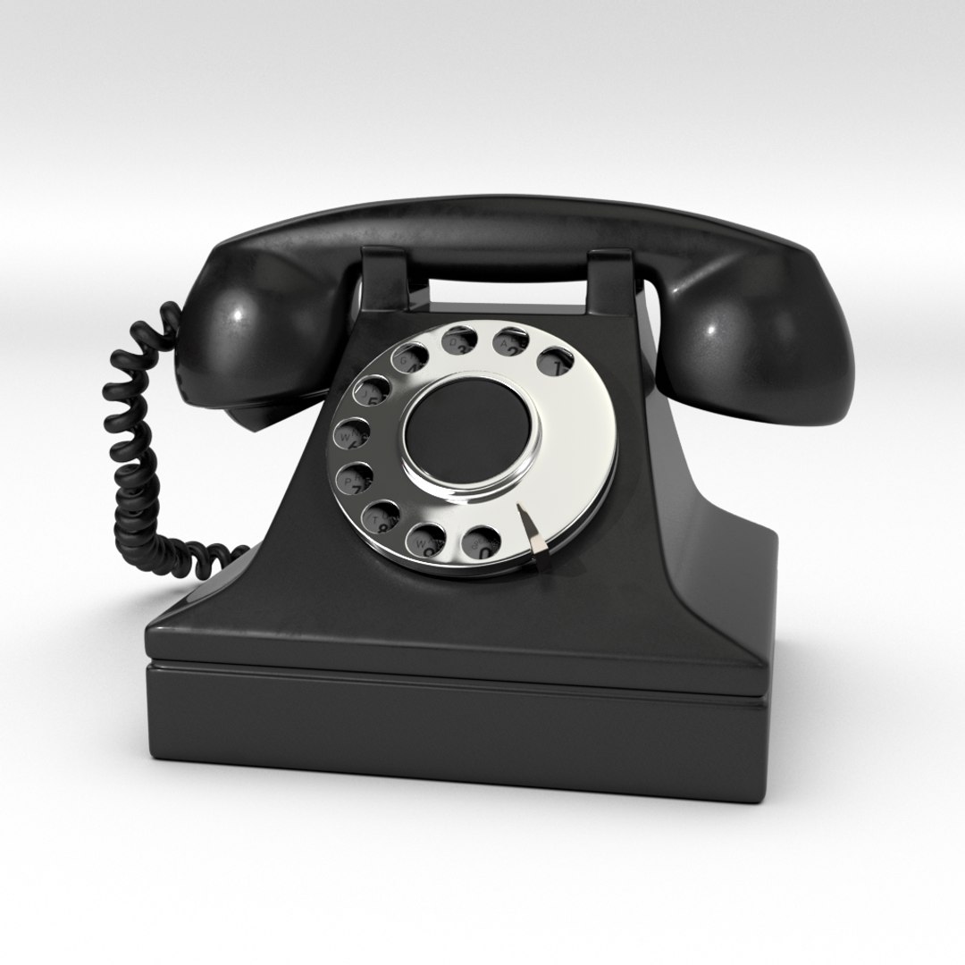 3D Old Phone Model - TurboSquid 760458