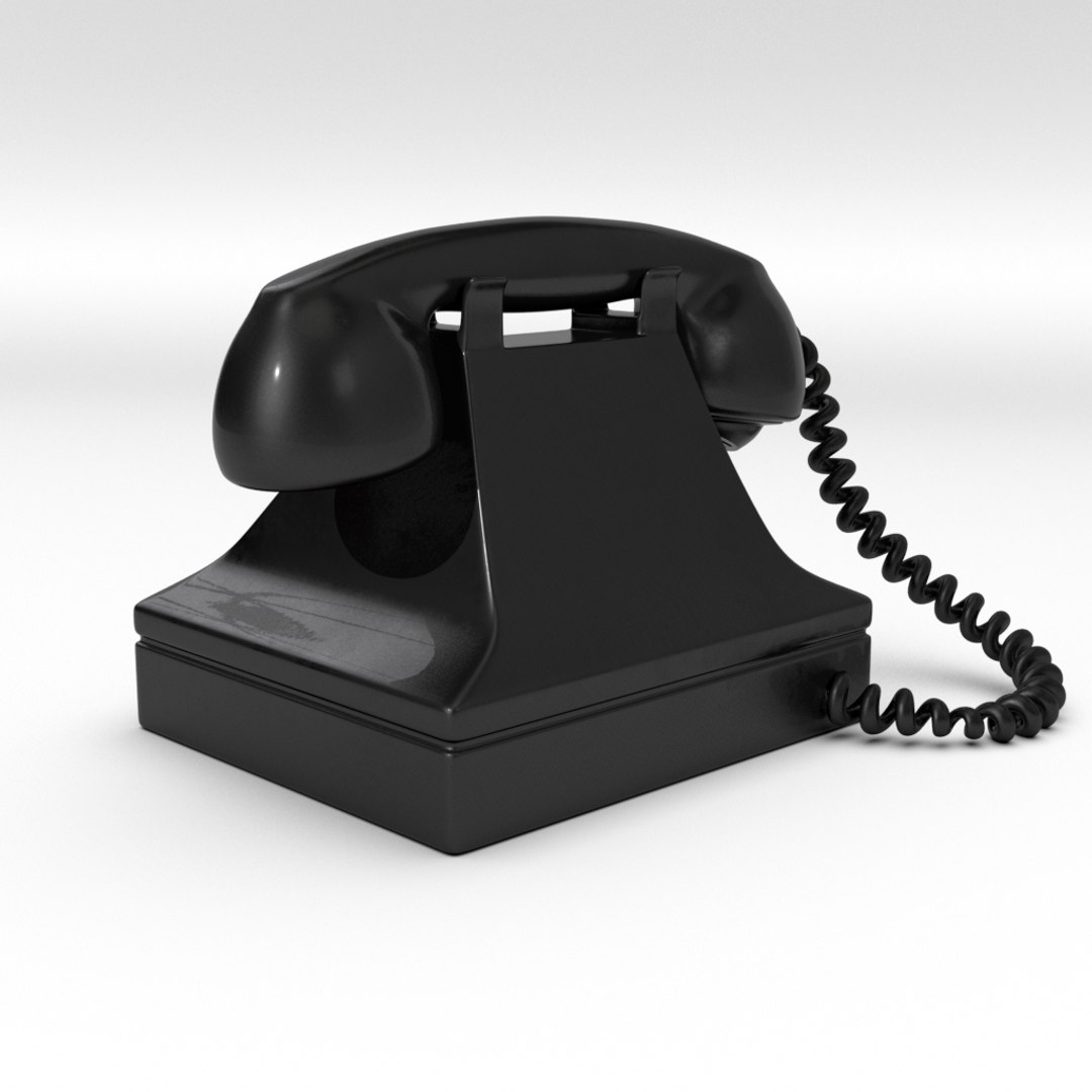 3D Old Phone Model - TurboSquid 760458