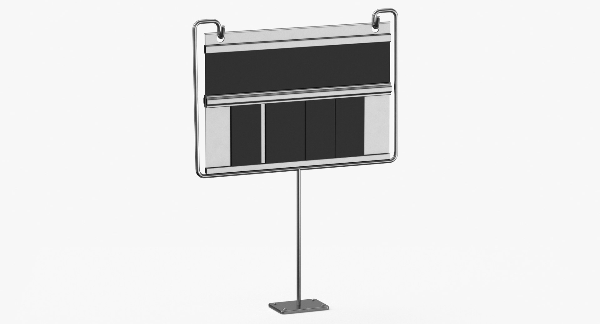 Promotional Signage Shelf Post model - TurboSquid 1978630