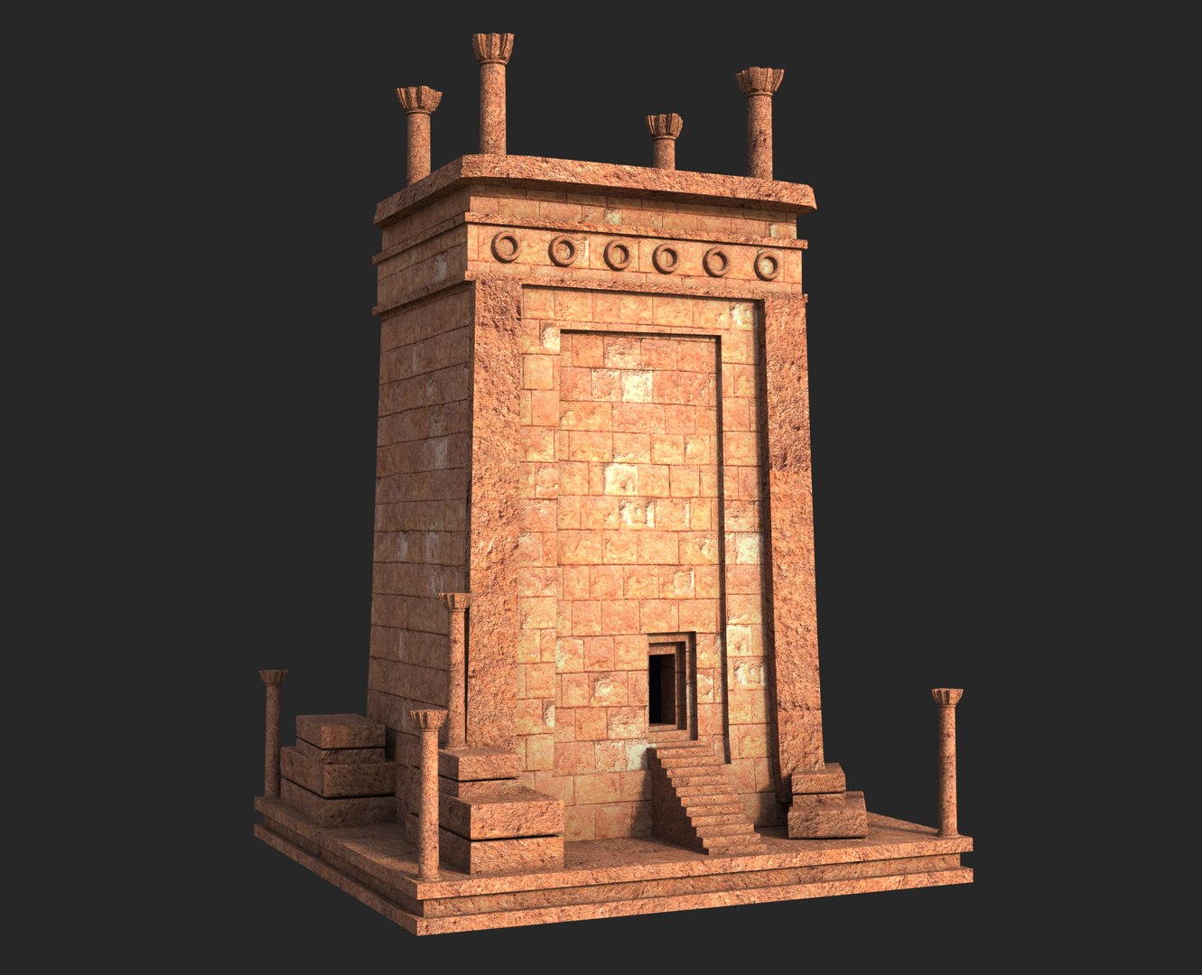 Free Free Temple 3D - TurboSquid 2238020