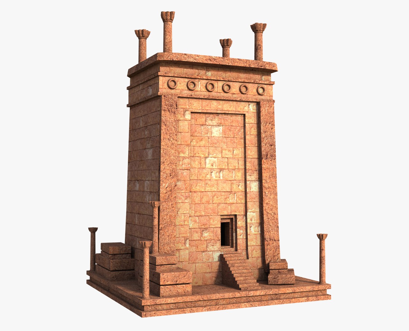 Free Free Temple 3D - TurboSquid 2238020