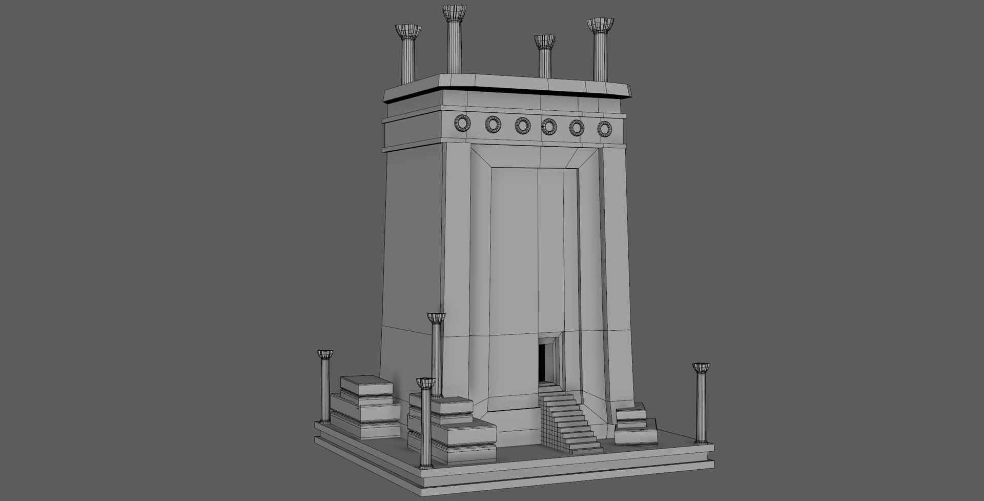 Free Free Temple 3D - TurboSquid 2238020