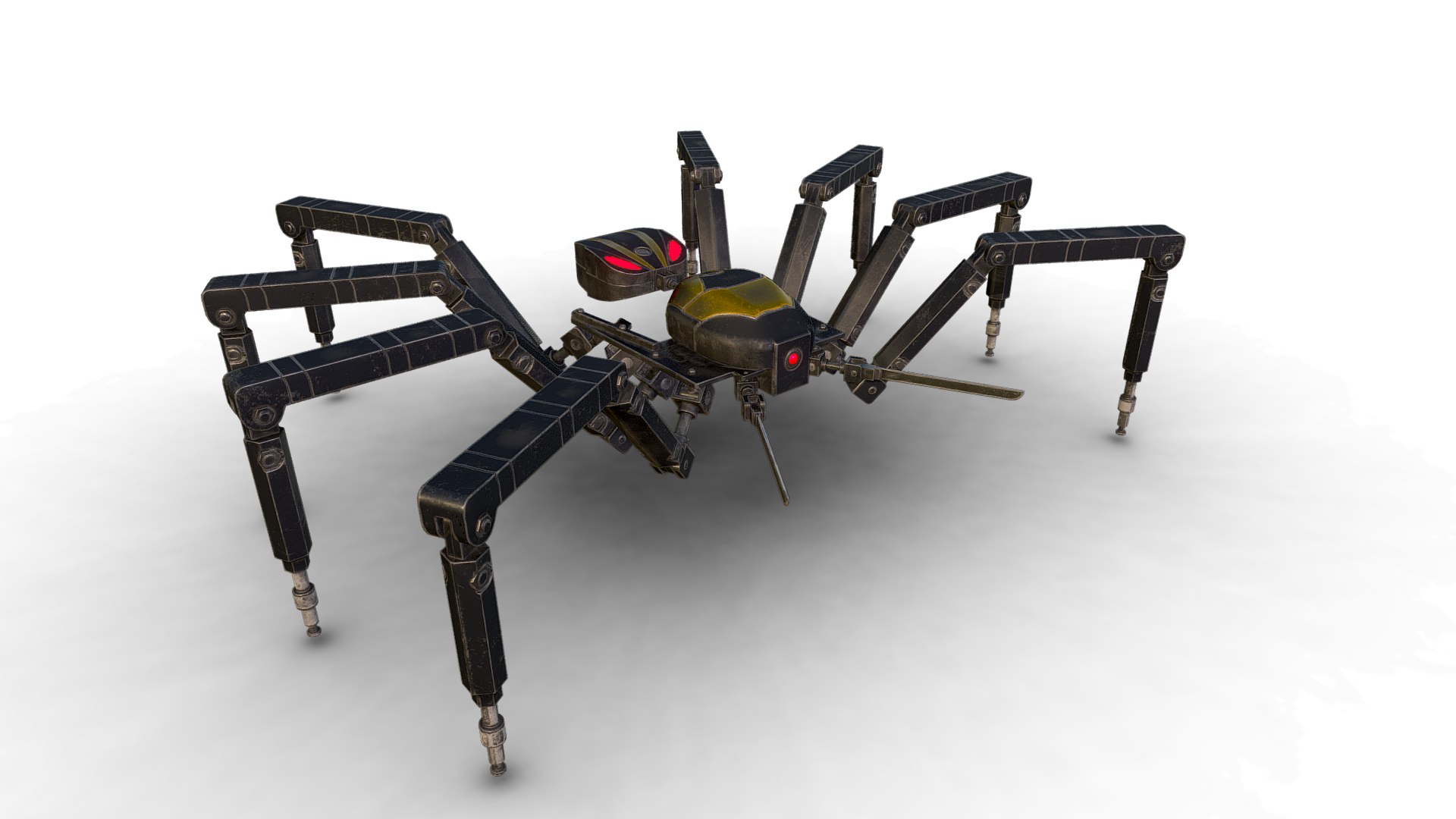 3D spider bot v2 - TurboSquid 2153357