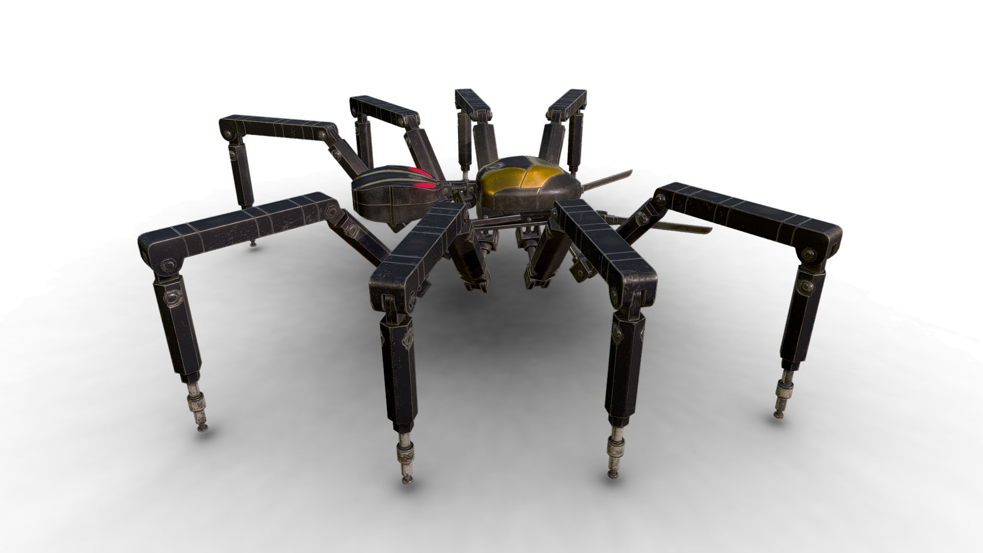 3D spider bot v2 - TurboSquid 2153357